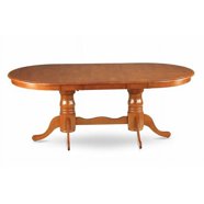 Napoleon double pedestal rectangular round corner dining room table ...