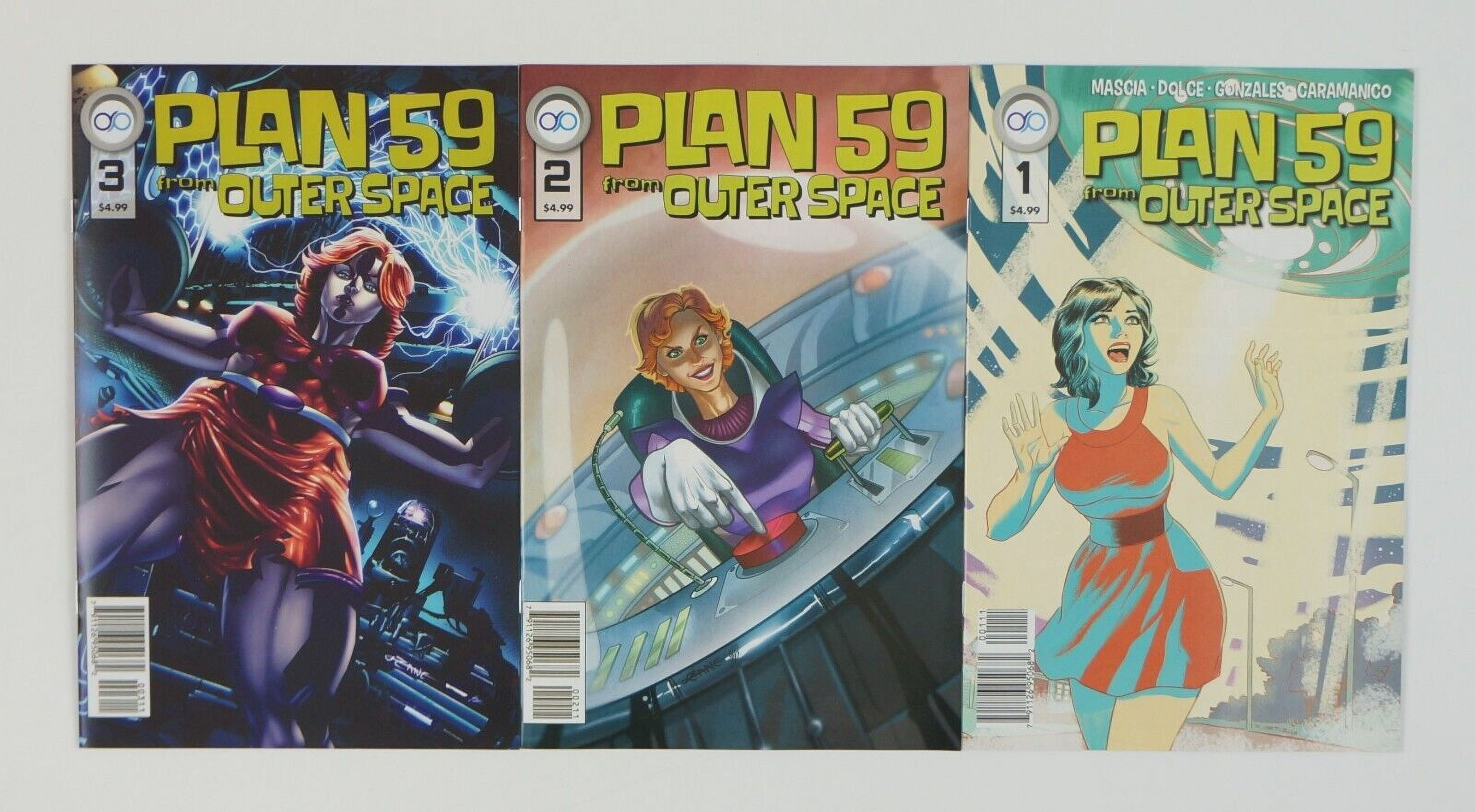Plan 59 from Outer Space #1-3 VF/NM complete series Ed Wood's Plan 9 ...