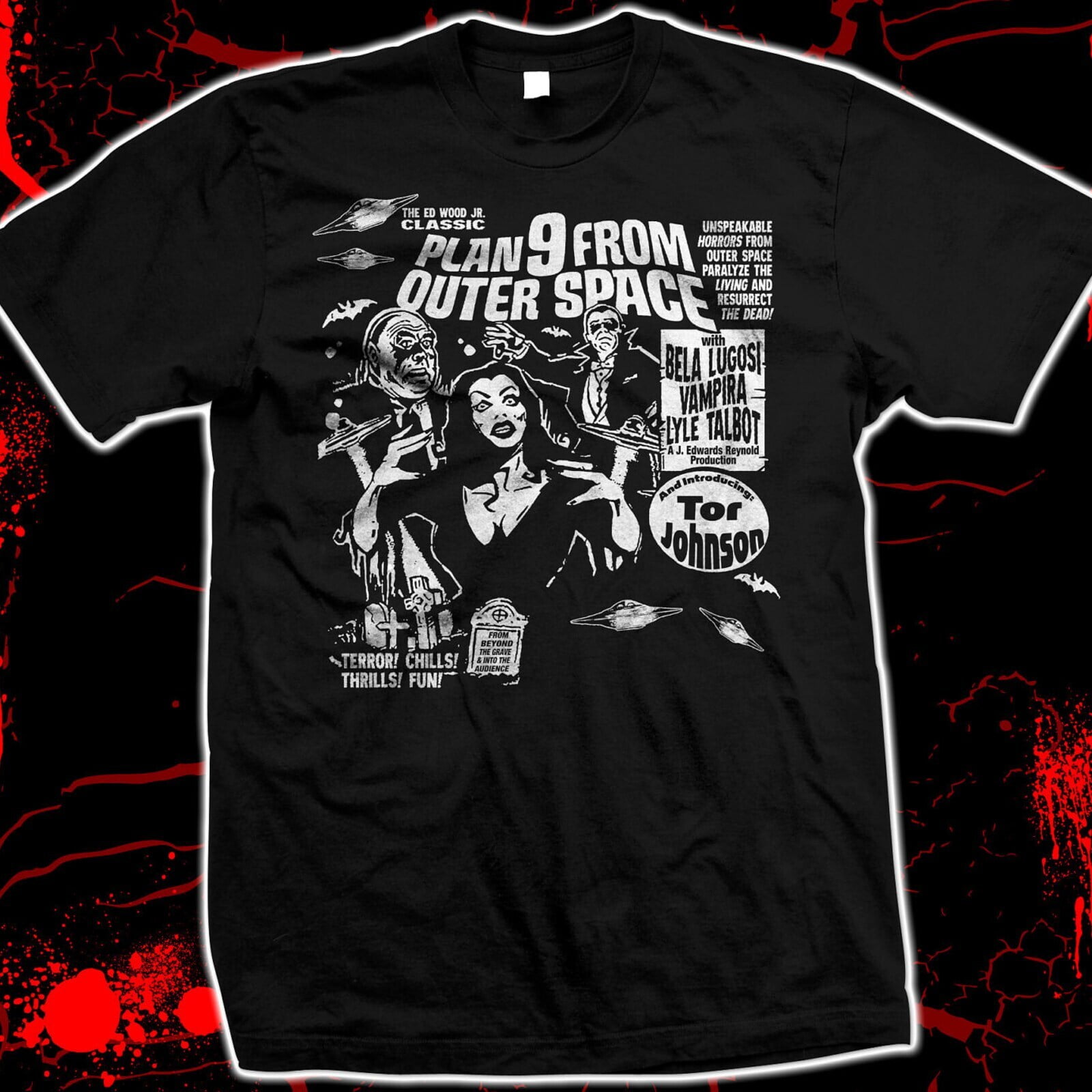 Plan 9 (Nine) from Outer Space - Ed Wood - Vampira - Tor Johnson - Pre-shrunk, h - Walmart.com