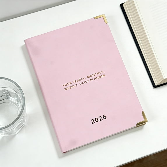 Plan Book 2026 Weekly Planner 12-Month Agenda with Goal-Setting ...