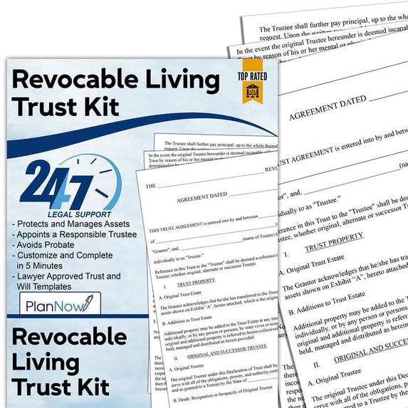 PlanNow Revocable Living Trust Kit for Individuals -Do It Yourself ...