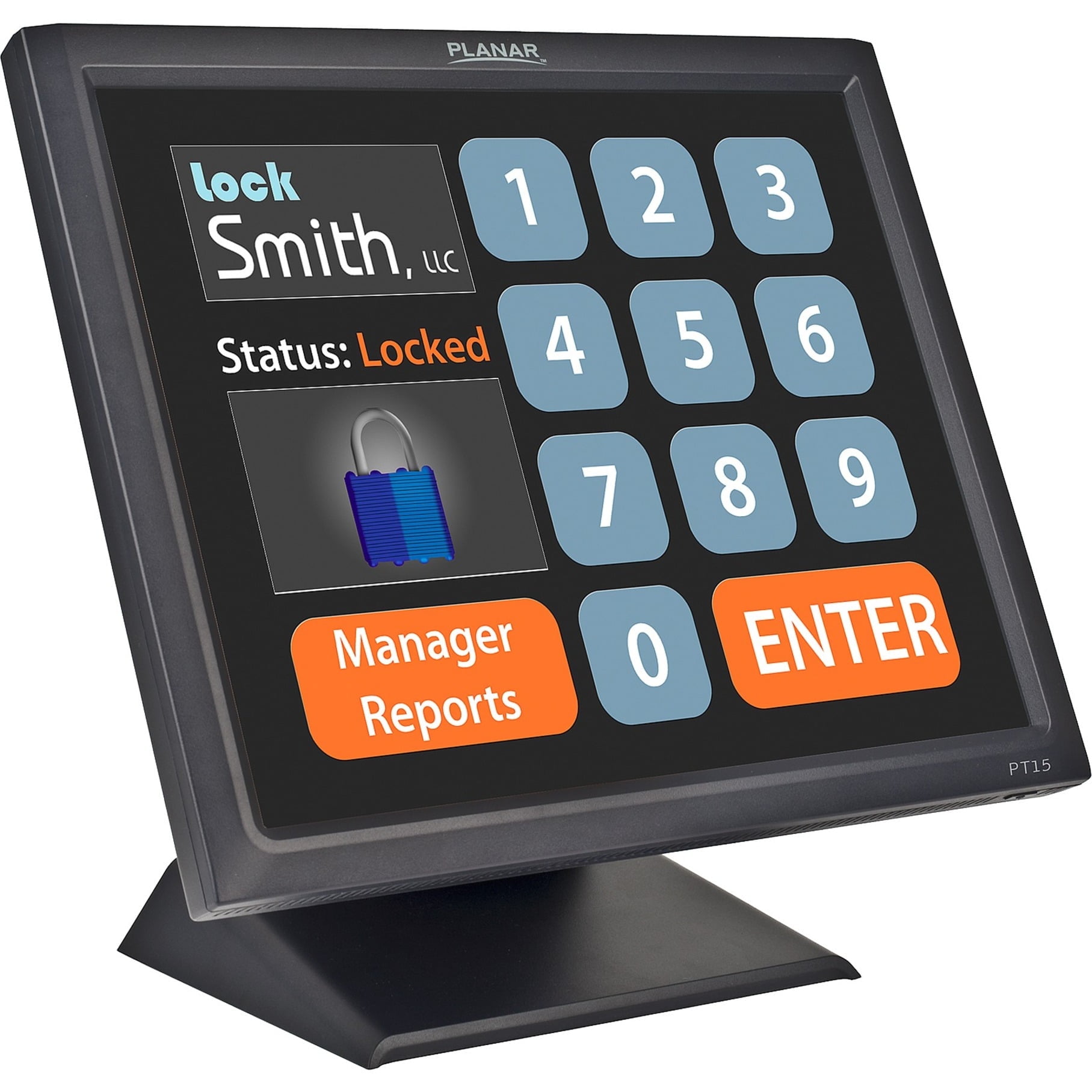 PLANAR PT1545R 15" USB Resistive Touch Display Monitor with Built-in ...