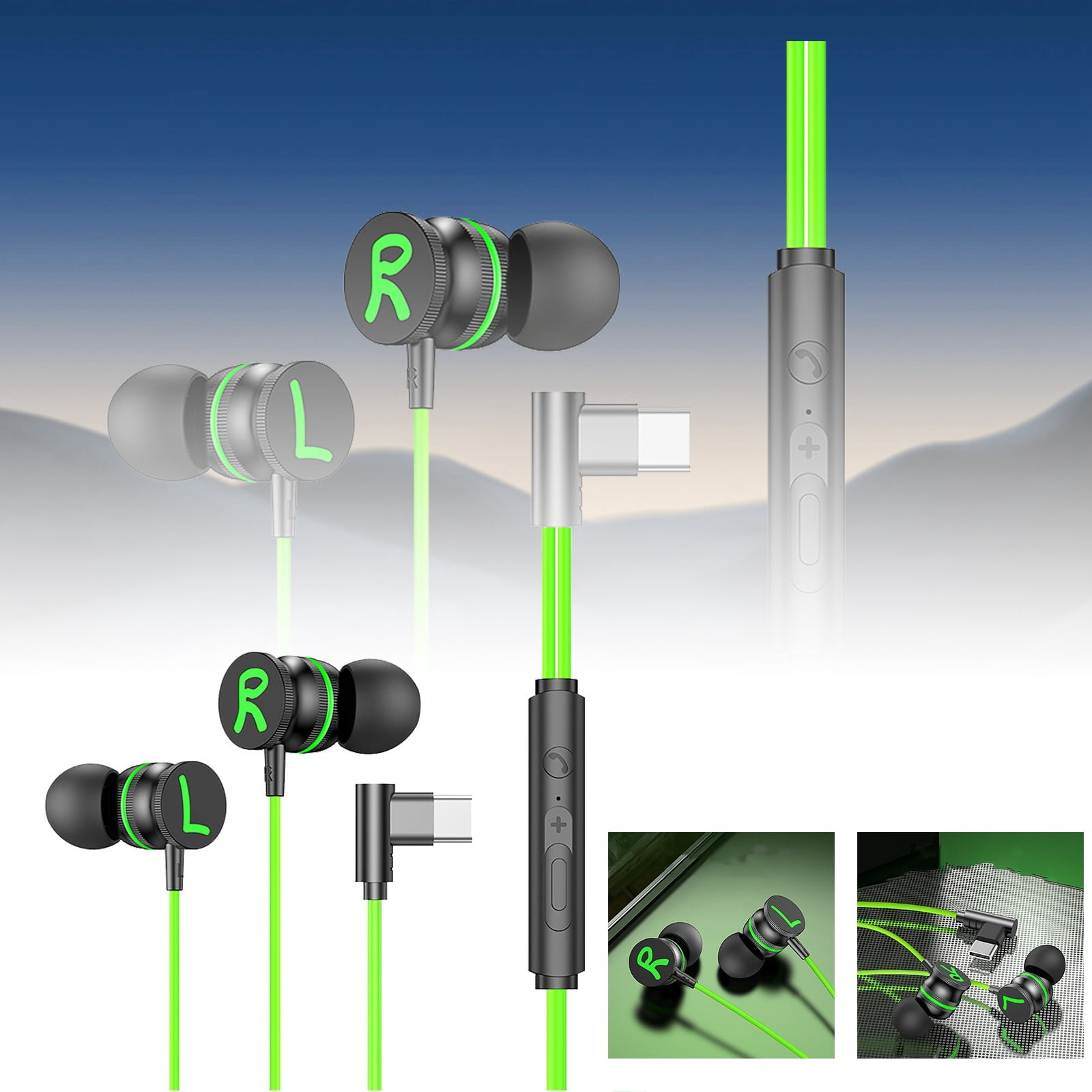 Planar Headphones Earbuds Replacement Plug in Earbuds for Laptop ...