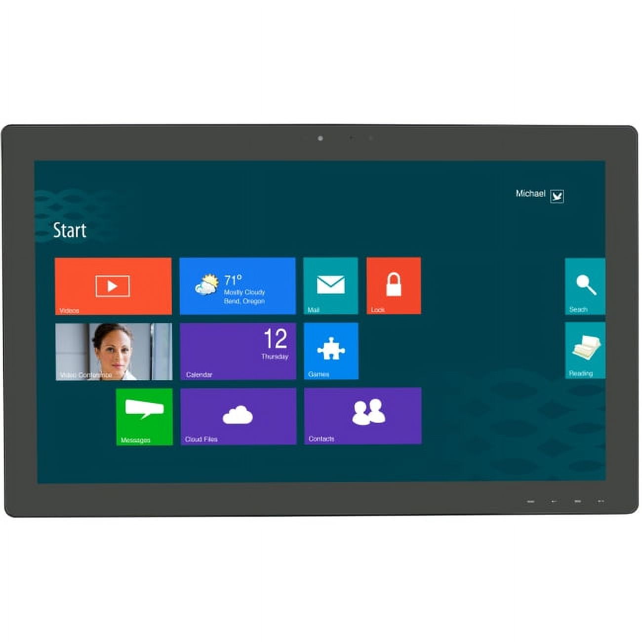 Planar Helium PCT2785 27" Edge-Lit LED LCD Touchscreen Monitor, Full HD ...