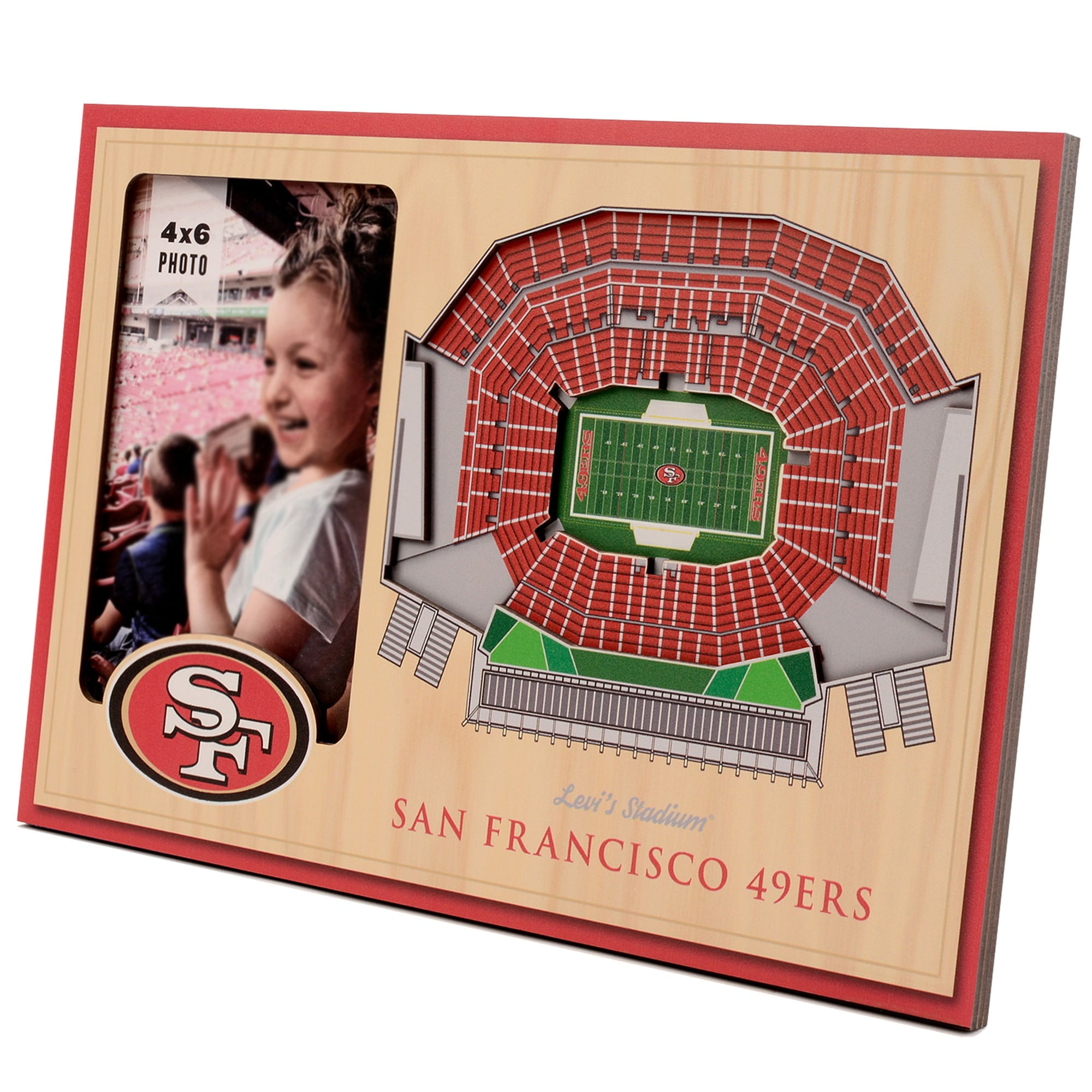 Brown San Francisco 49ers 3D StadiumViews Picture Frame - Walmart.com