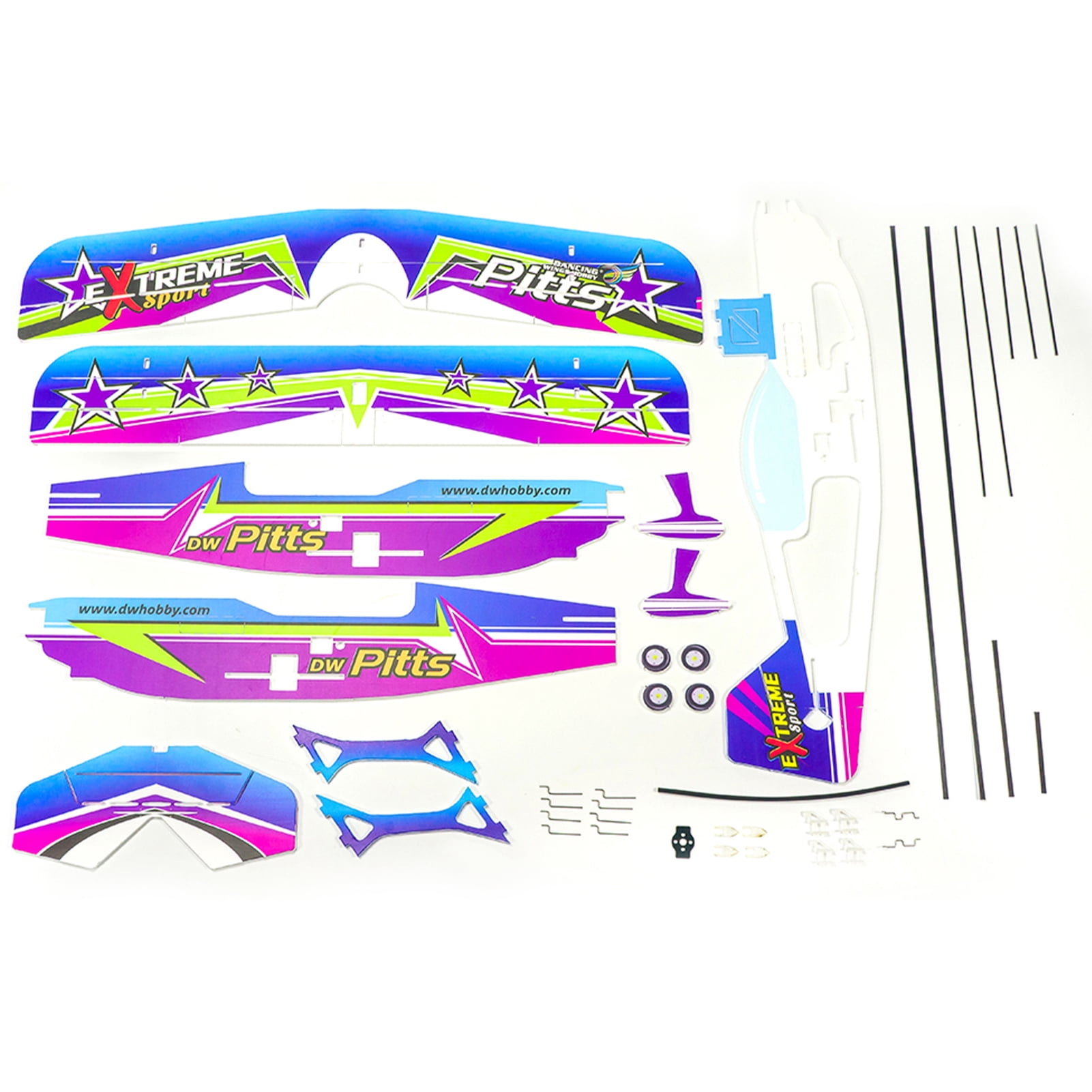 Plane DWH E3005-152E PITTS RC Airplane Aircraft Foam Plane 450mm ...