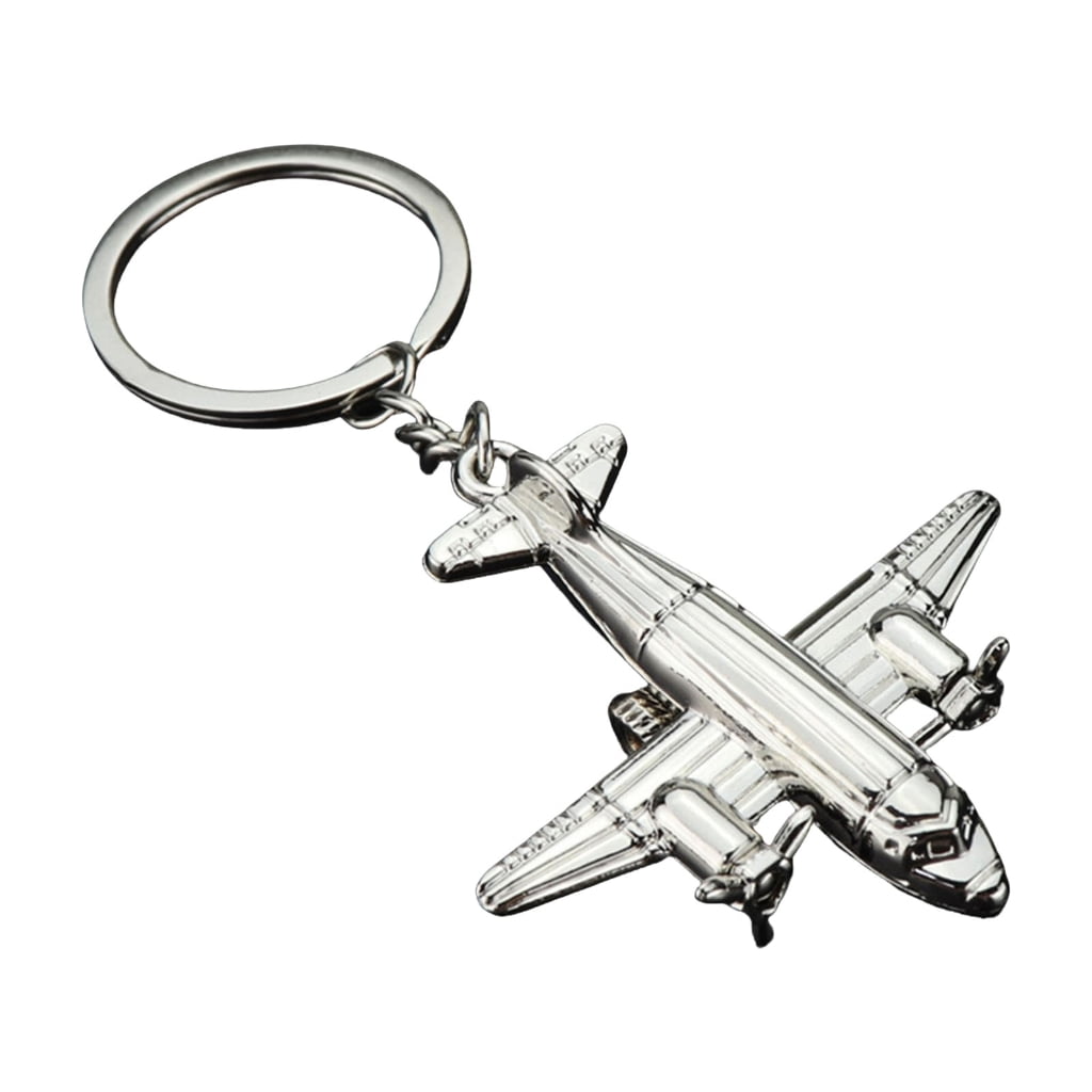 Plane Keychain Jewelry Metal Work Key Fob for Adventurers and Style ...