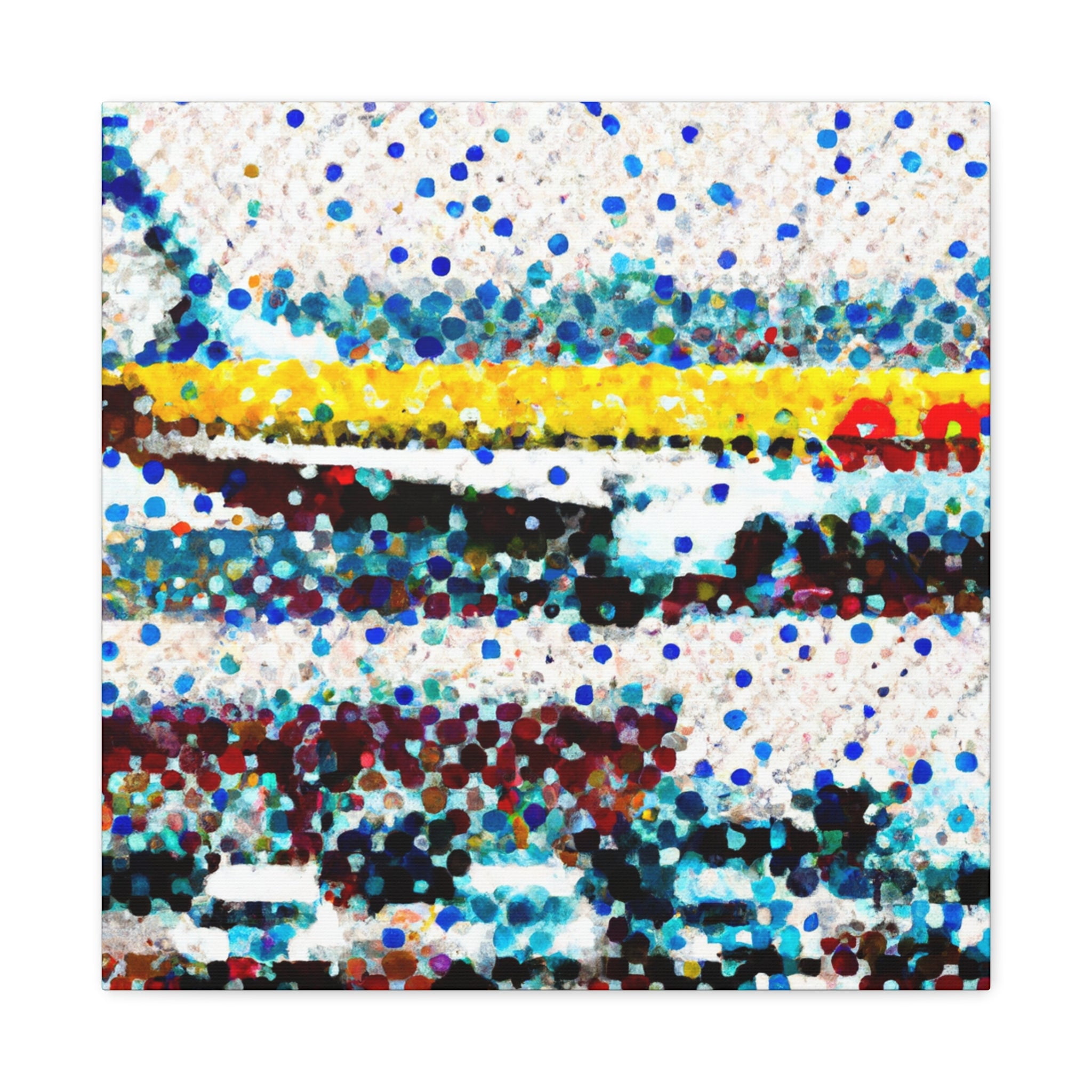 "Plane in Pointillism" - Canvas - Walmart.com