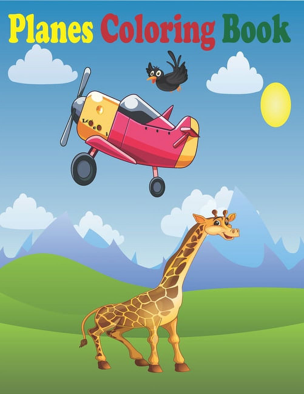 Planes Coloring Book: Amazing Airplane Coloring Book for Kids ...