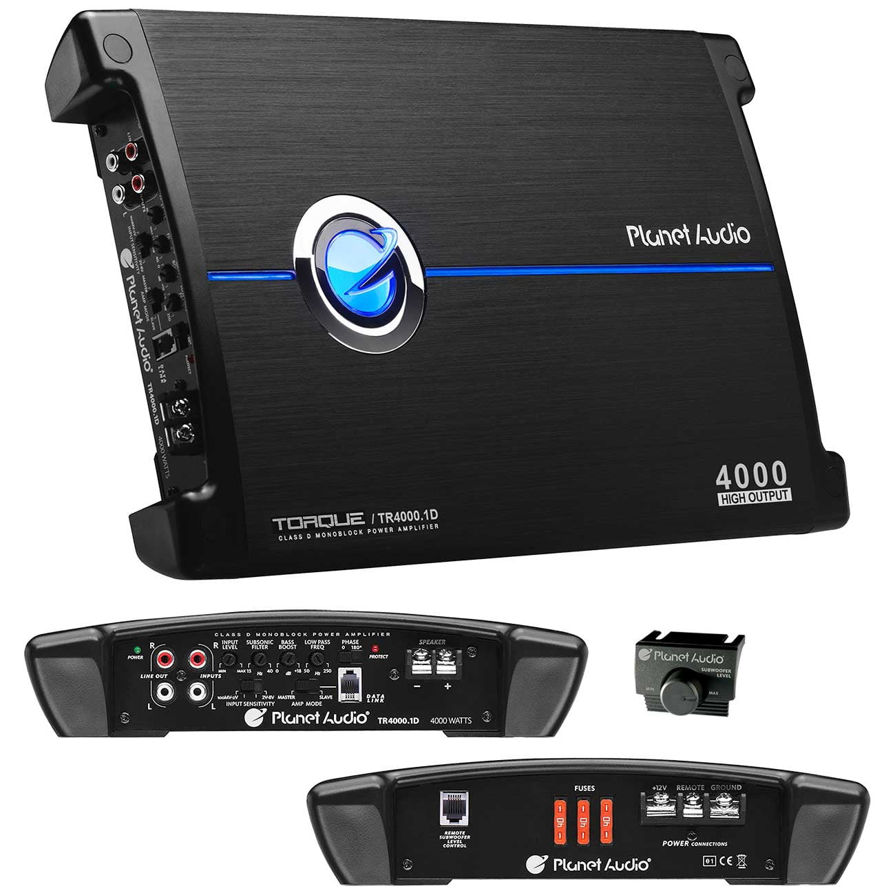 Planet 4000 Watts Max Power Class D Monoblock Power Amplifier 1-OHM Stable - Walmart.com