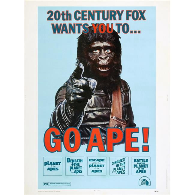 Planet Of The Apes Us Poster 1974. Tm And Copyright 20Th Century Fox ...