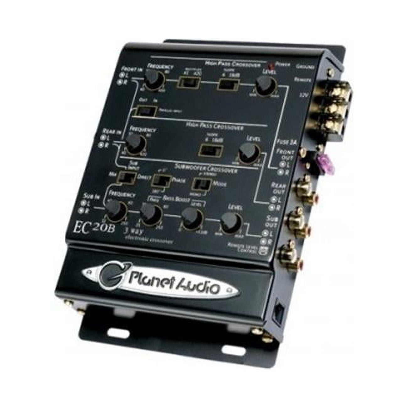 Planet Audio 3-Way Electronic Crossover with Remote Sub Level Control ...