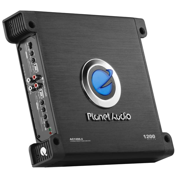Planet Audio AC1200.4 Bridgeable Vehicle Audio Amplifier, Black, 7.23 ...