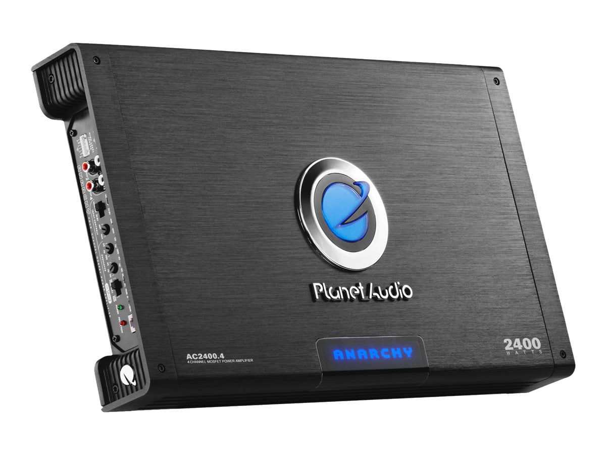 Planet Audio AC24004 2400W 4 Channel Vehicle Audio Amplifier with ...