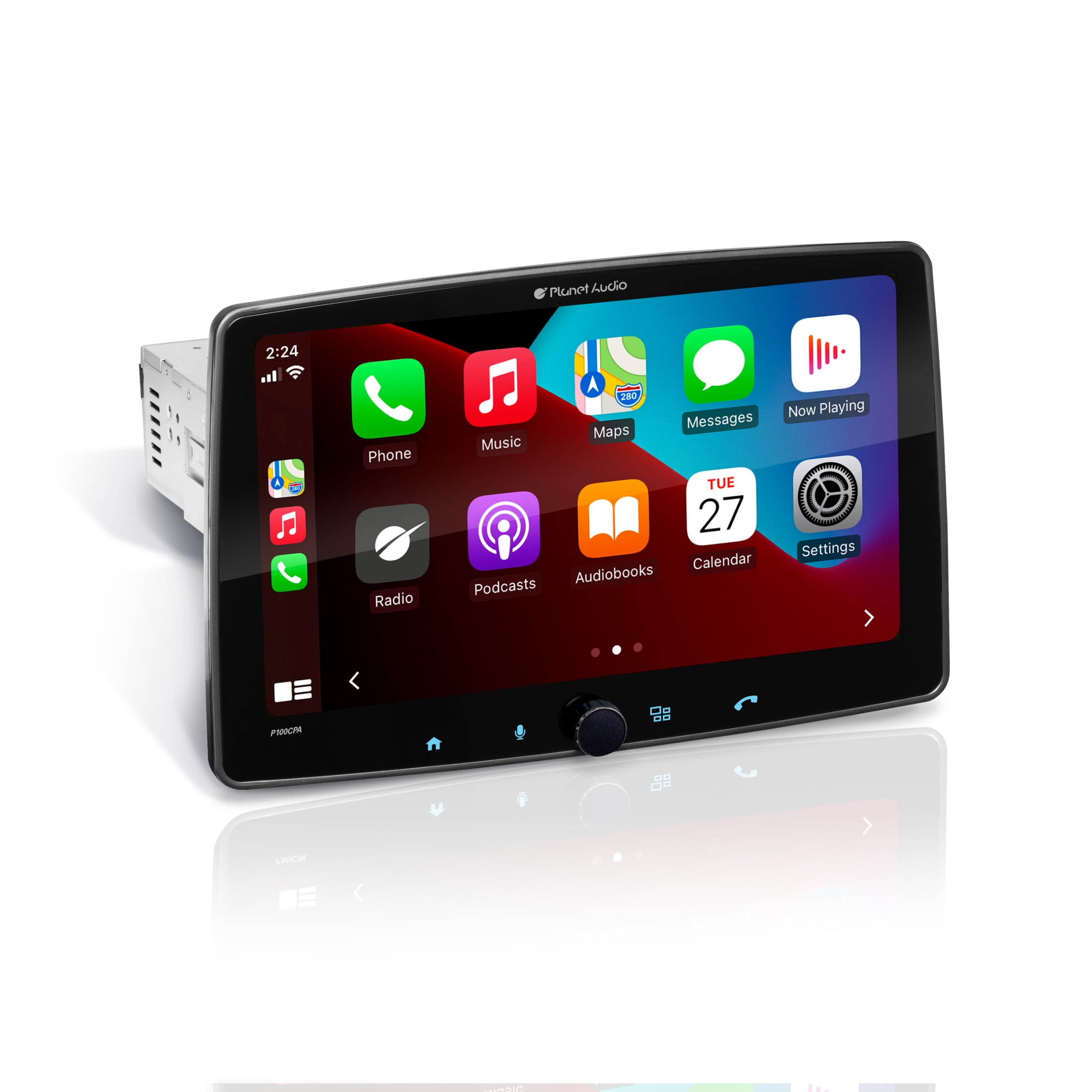 Planet Audio P100CPA Car Stereo - Apple CarPlay, Android Auto, Single ...