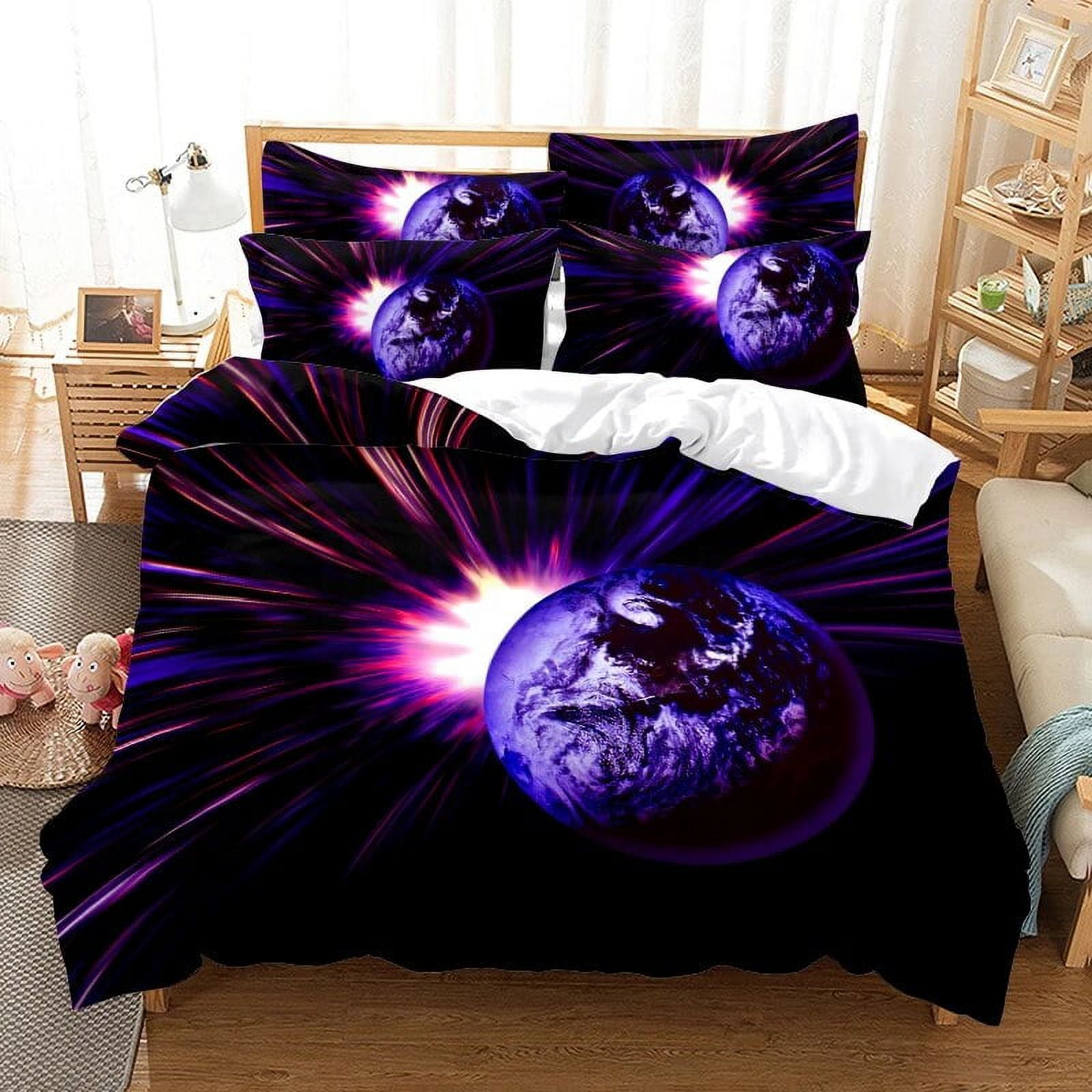 Planet Bedding Earth Duvet Cover Set 3D Digital Printing Bed Linen ...