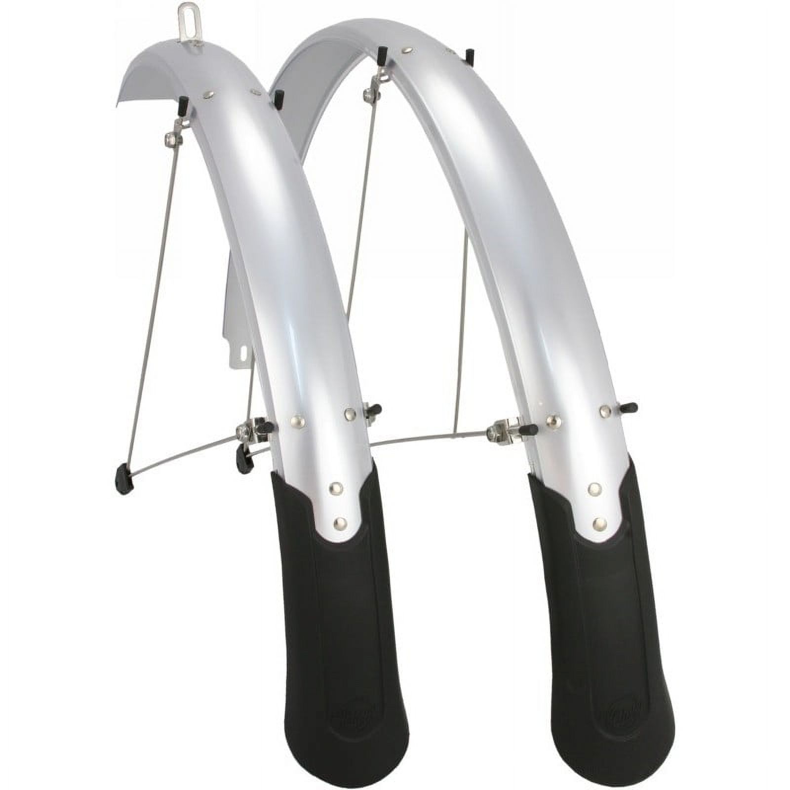 Planet Bike 7057 Cascadia 60Mm Fenders 130Mm Mud Flaps Silver - Walmart.com