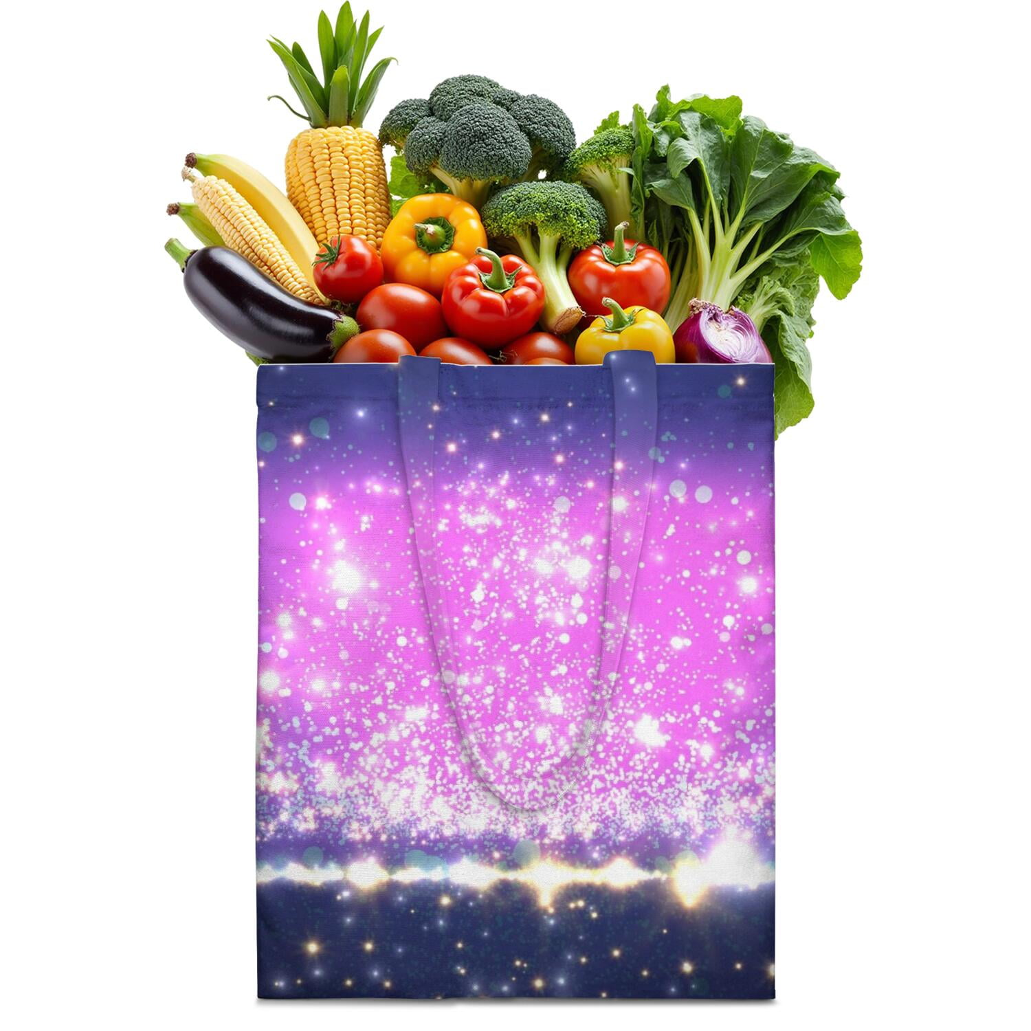 Planet Canvas Tote Bag Space Galaxy Astronaut Starry Night Cosmos Outer ...