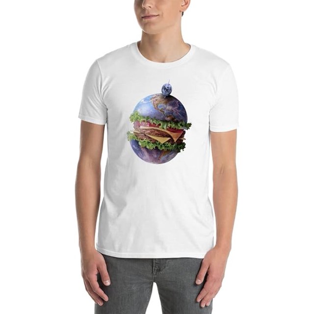 Planet Earth Hamburger Cheeseburger Burger Boy Funny Fast Food Lover T ...