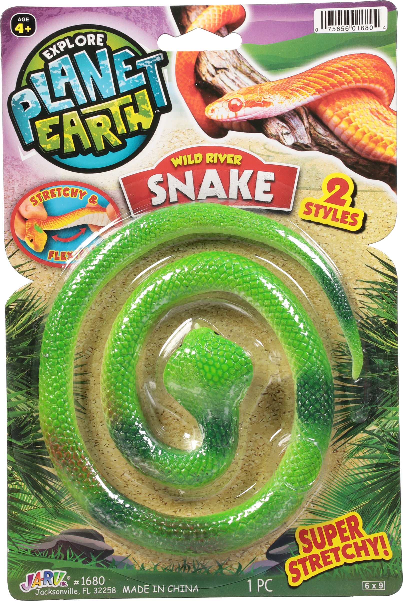 Planet Earth Wild River Snake, 9-inch Length - Walmart.com