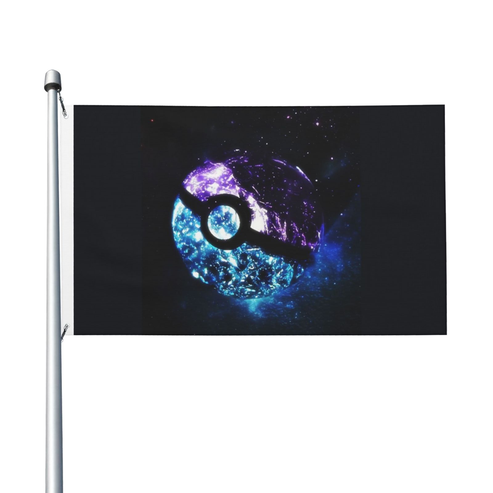 Planet Galaxy Pokémon Pikachu Ball 3x5ft Face Flag Fade Proof Holiday ...