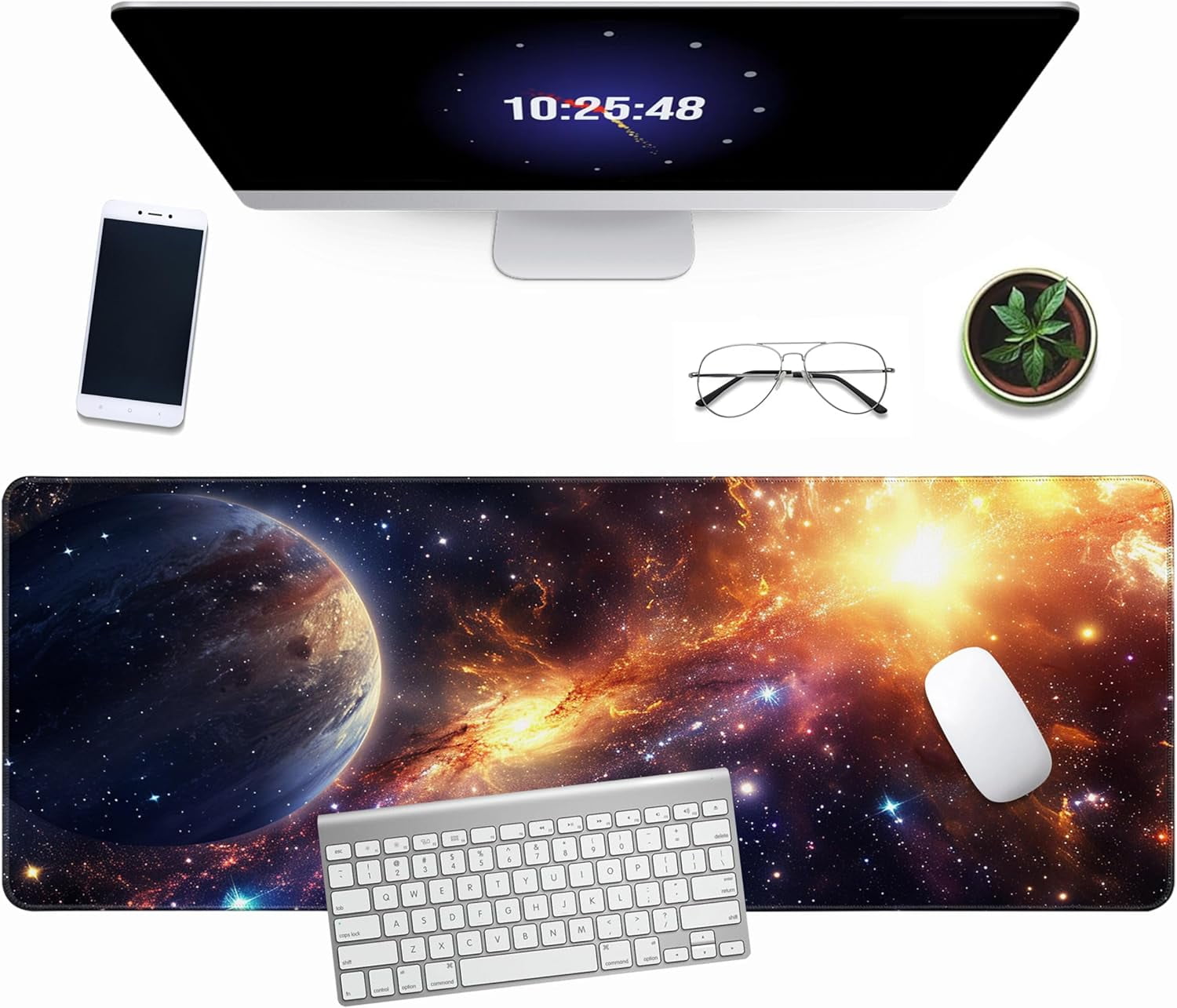 Planet Gaming Mouse Pad, Large Extended Mouse Pad Big Computer Mousepad ...