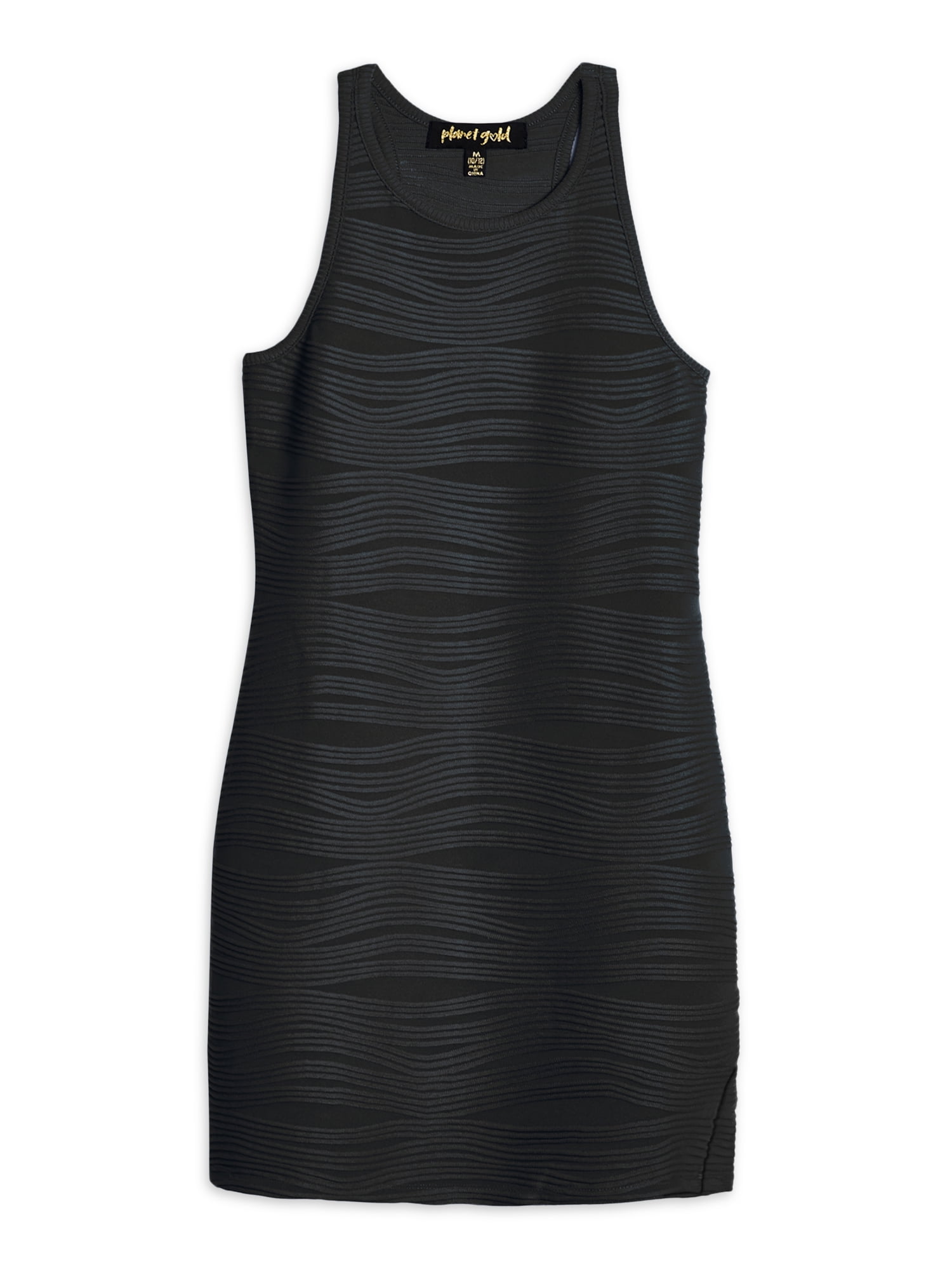 Planet Gold Girls Racerback Body Con Dress with Slit, Sizes 7-16 ...