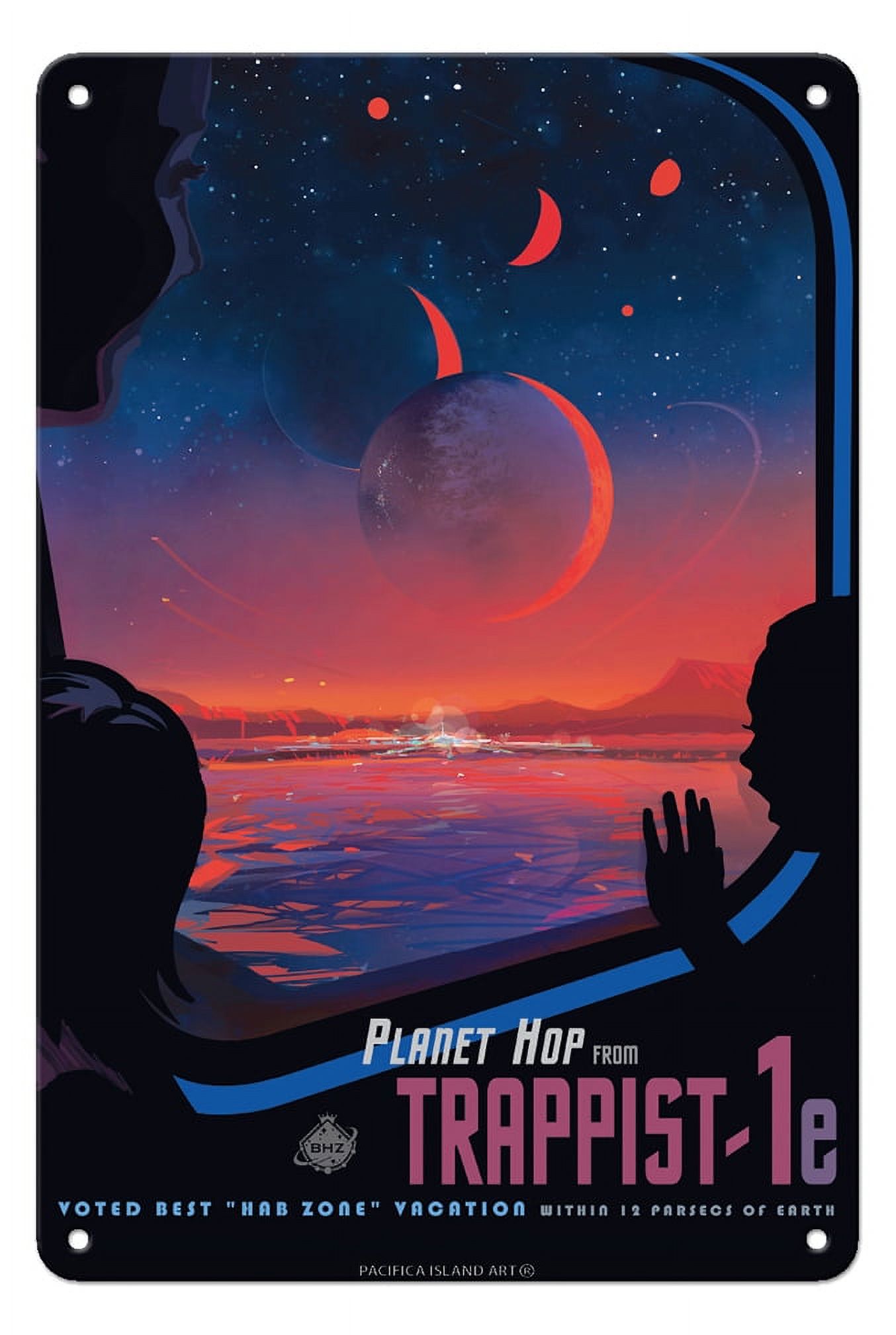 Planet Hop from Trappist-1E - Voted Best Hab Zone Vacation - NASA ...