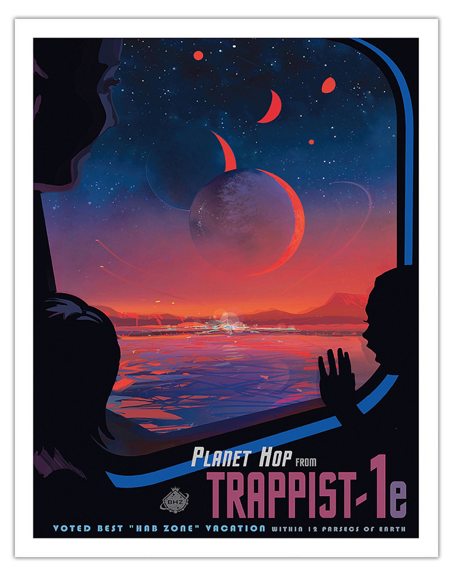 Planet Hop from Trappist-1E - Voted Best Hab Zone Vacation - NASA ...
