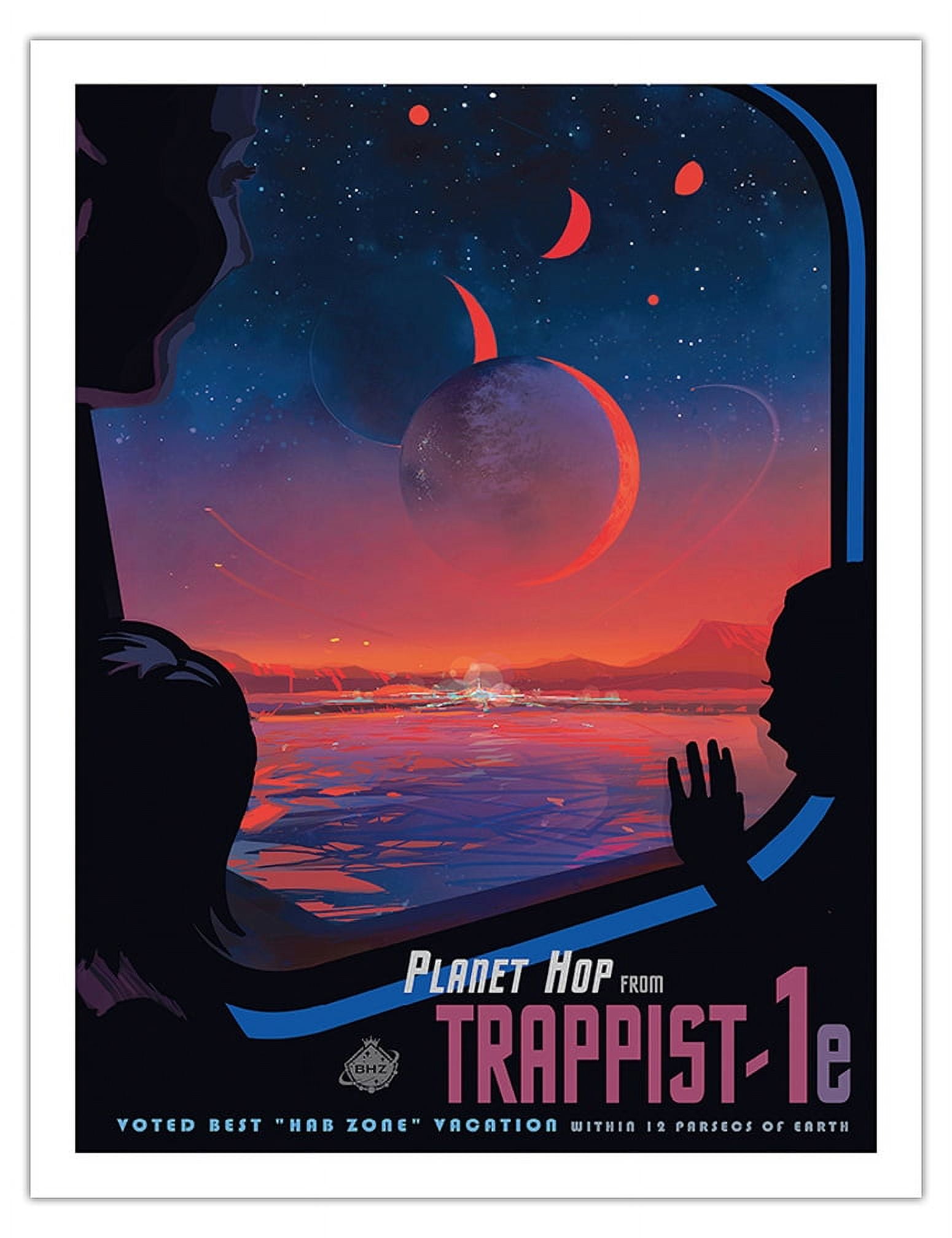 Planet Hop from Trappist-1E - Voted Best Hab Zone Vacation - NASA ...
