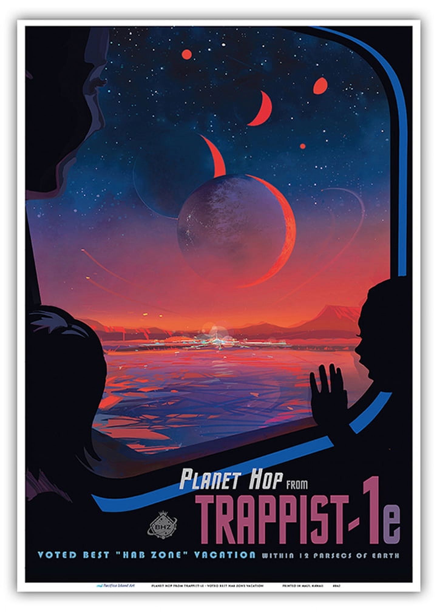 Planet Hop from Trappist-1E - Voted Best Hab Zone Vacation - NASA ...
