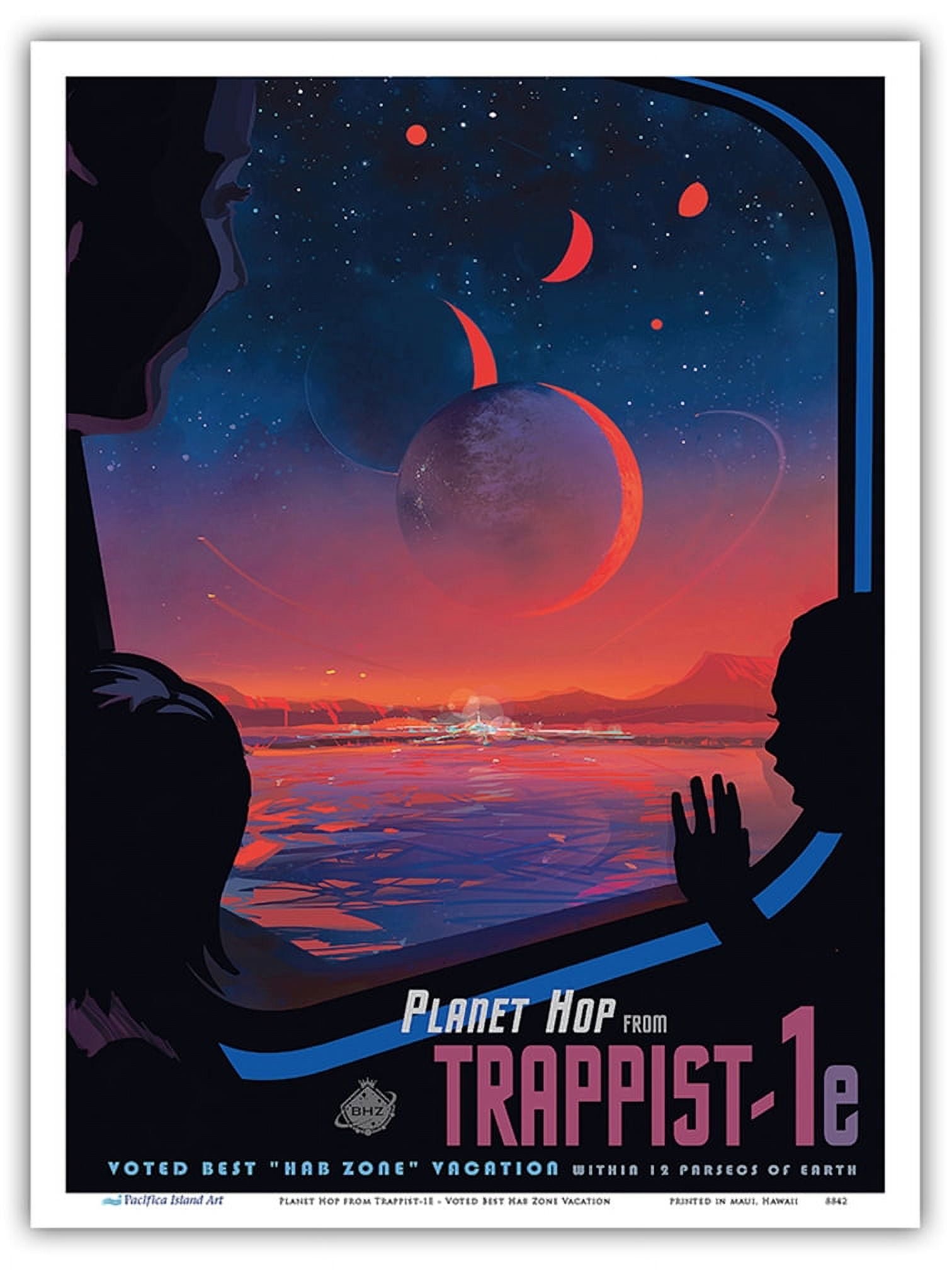 Planet Hop from Trappist-1E - Voted Best Hab Zone Vacation - NASA ...