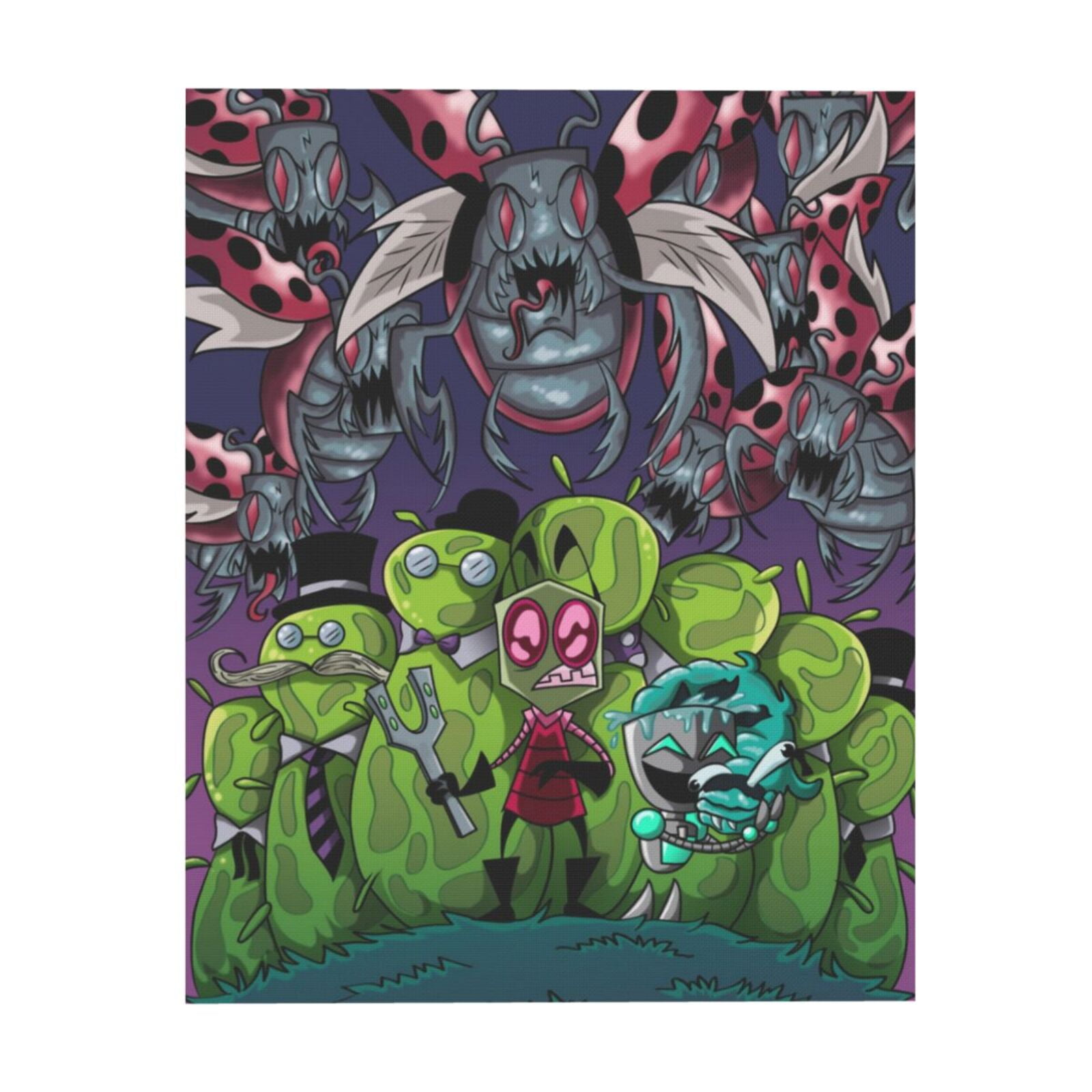 Planet Invader Zim Canvas Decorative Poster Art Picture Painting ...