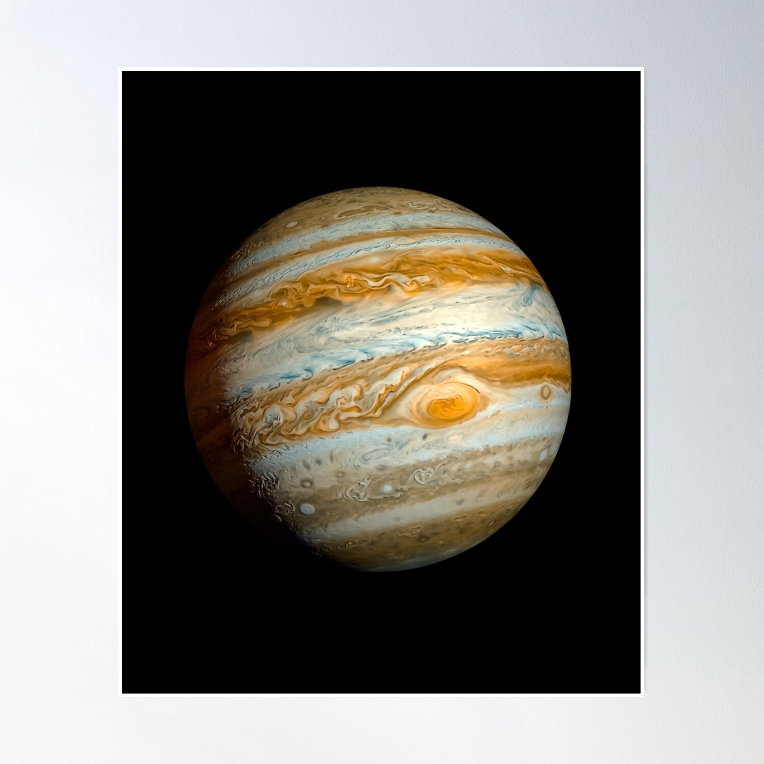 Planet Jupiter Poster Wall Art, Modern Wall Decor, 24x36 UNFRAMED ...