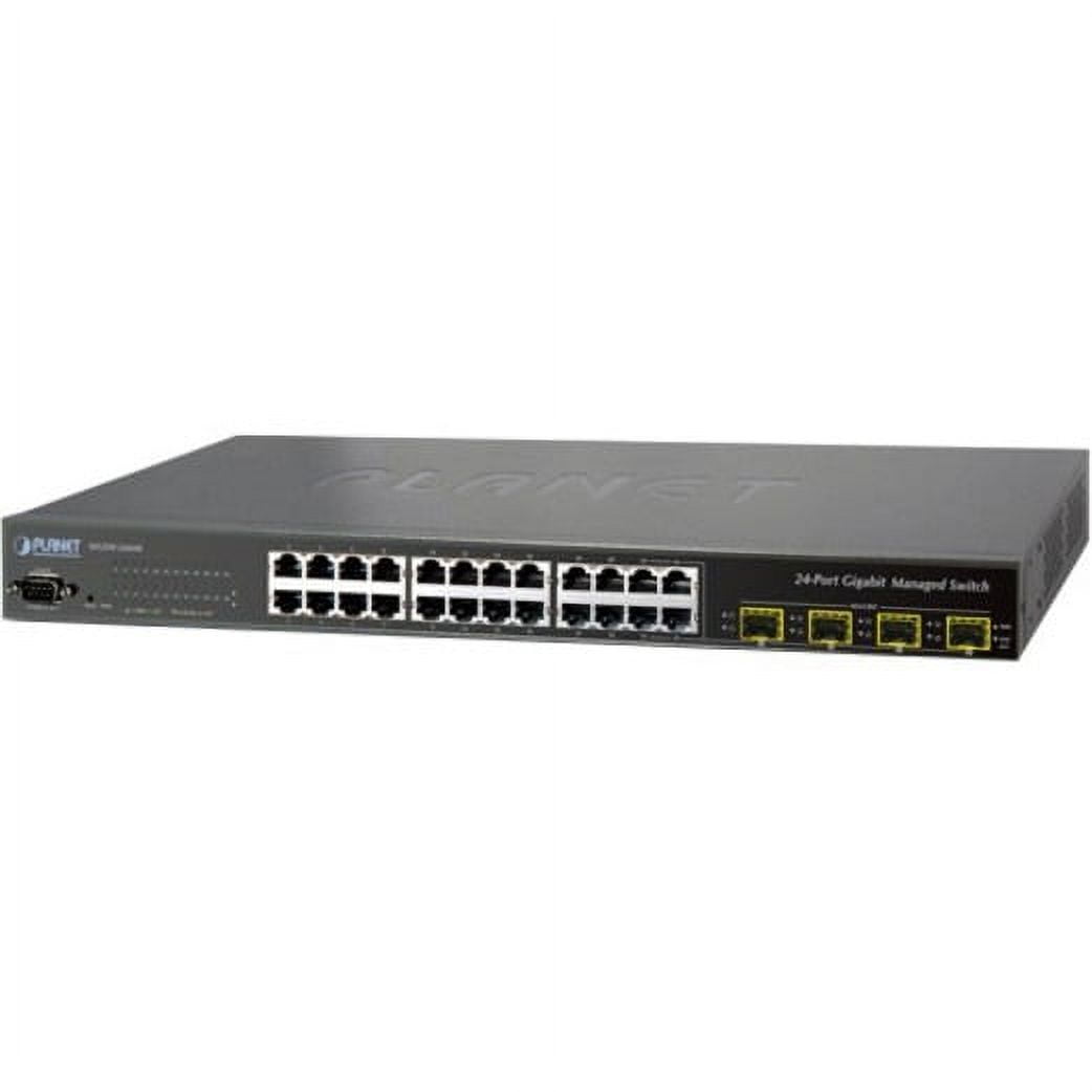 L2+ 20-Port 10/100/1000T + 4-Port Gigabit TP/SFP Combo Managed Switch ...
