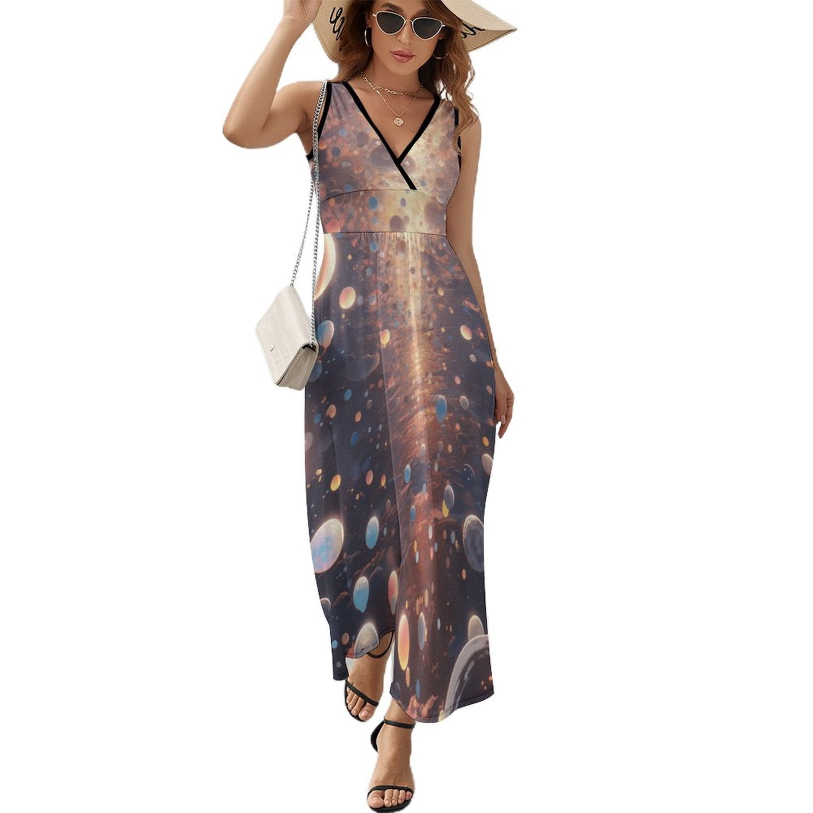 Planet Mars Mercury Jupiter Sleeveless Dress Female Clothing Dress ...