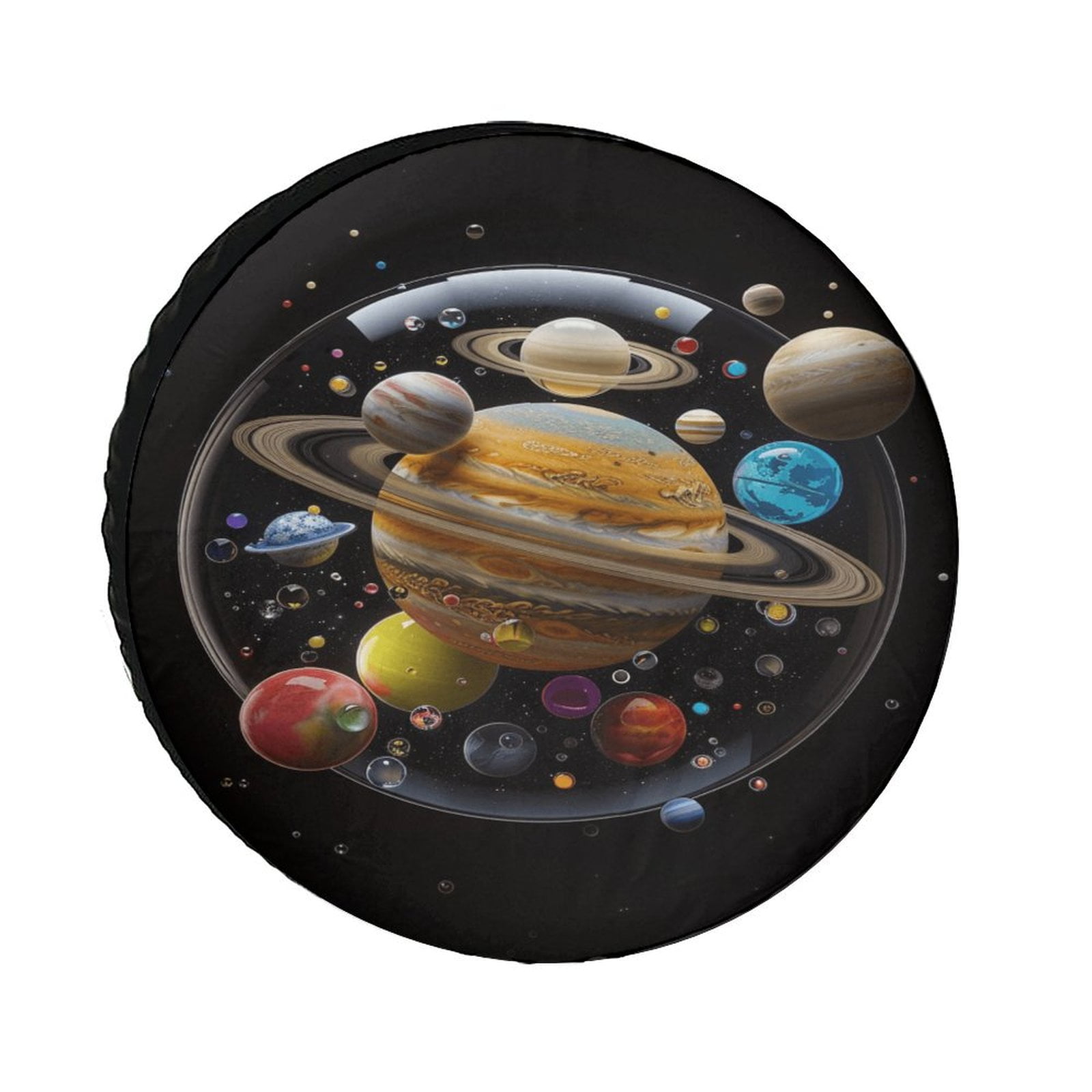 Planet Mars Mercury Jupiter Spare Tire Cover,Universal Wheel Tire Cover ...