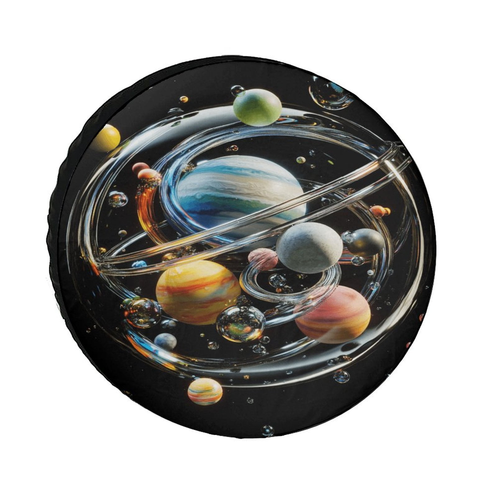 Planet Mars Mercury Jupiter Spare Tire Cover,Universal Wheel Tire Cover ...