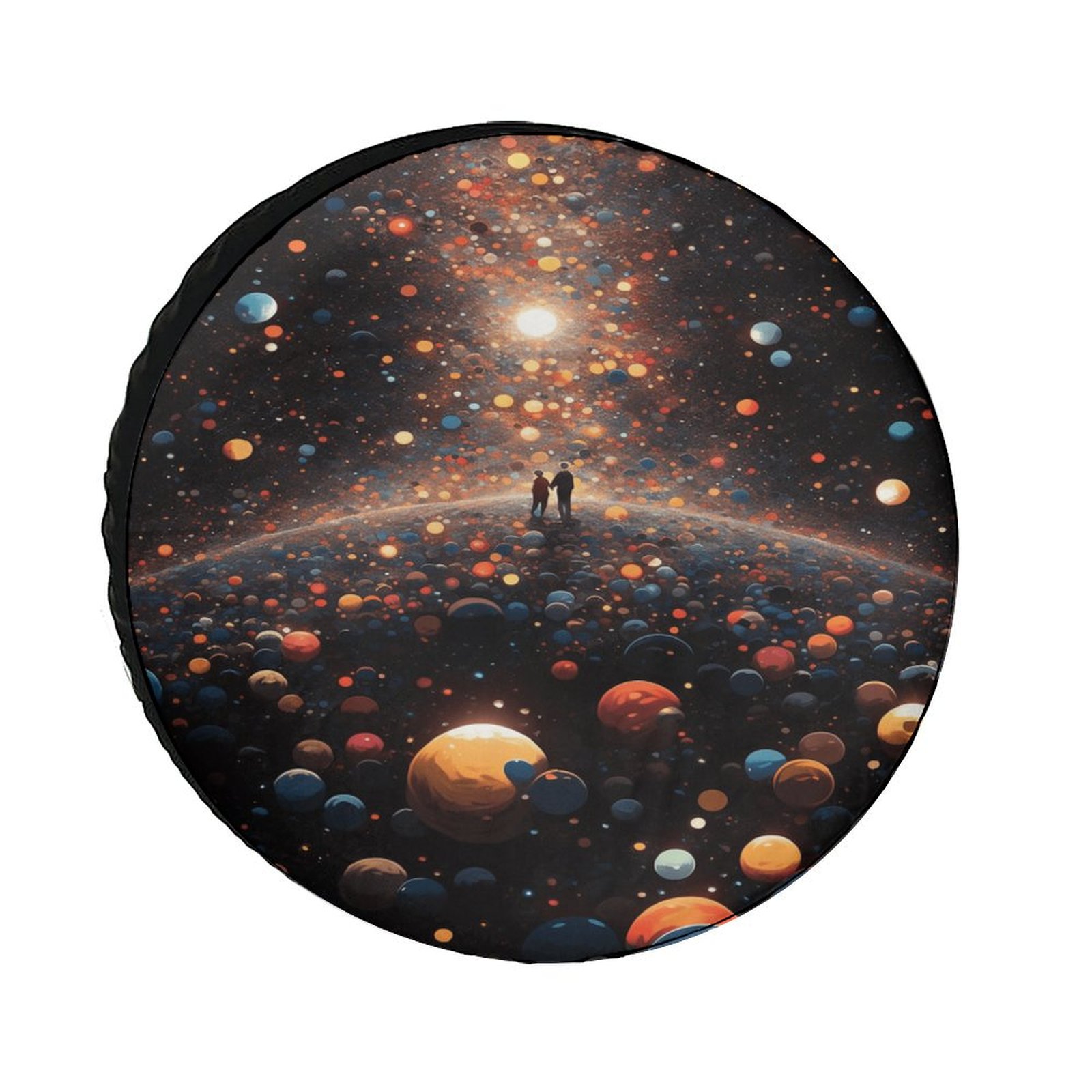 Planet Mars Mercury Jupiter Spare Tire Cover,Universal Wheel Tire Cover ...