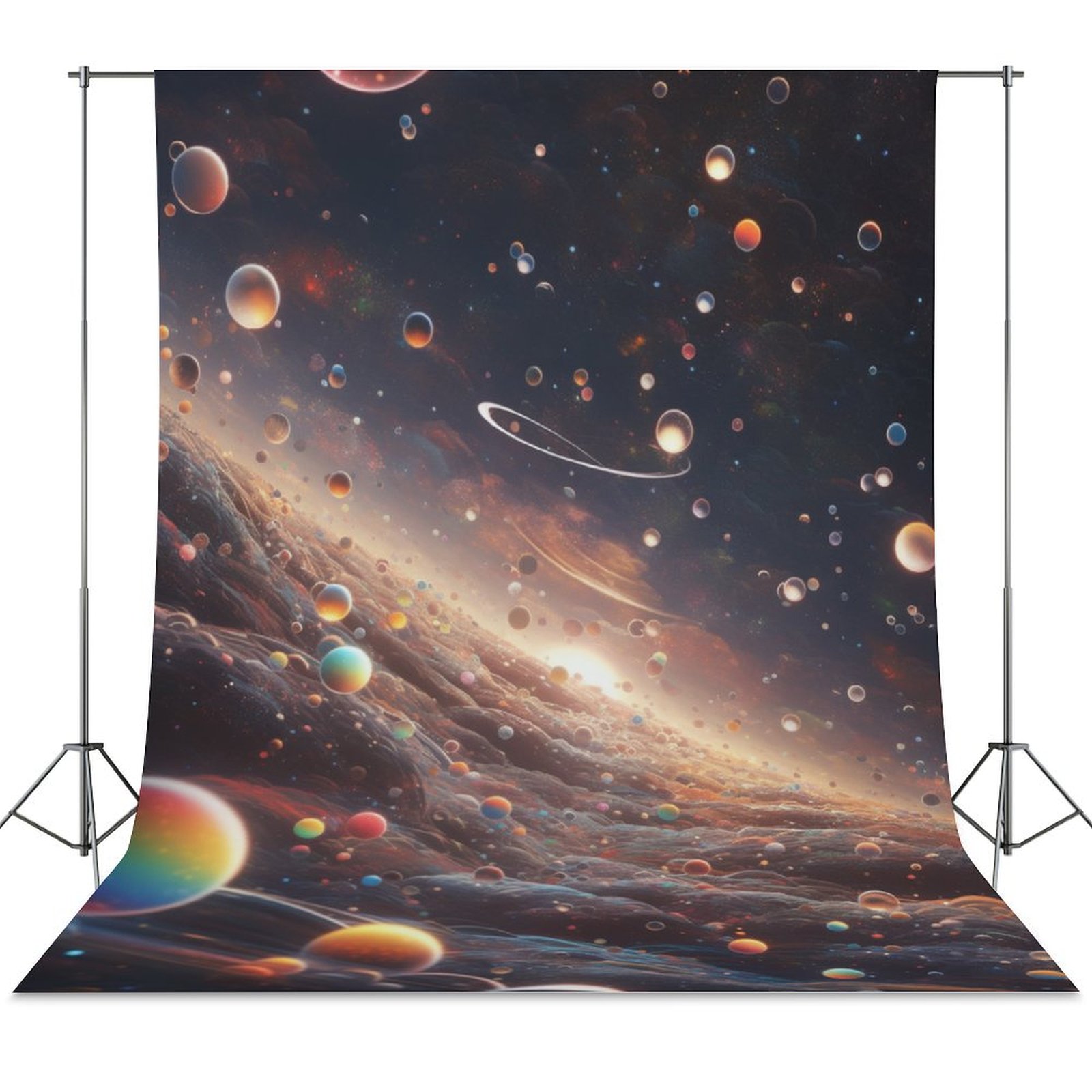 Planet Mars Mercury Jupiter Spring Wall Backdrop Background Floral ...