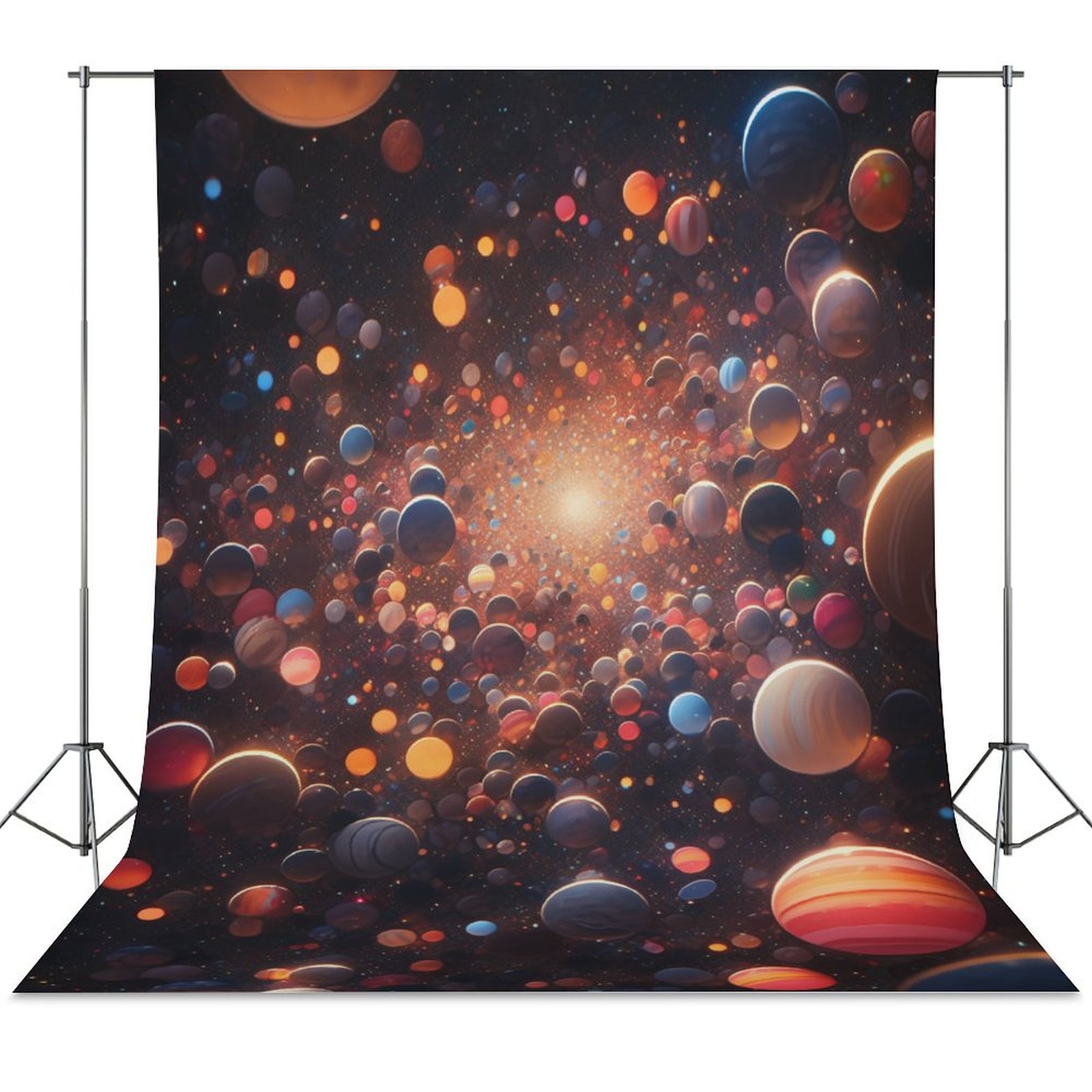 Planet Mars Mercury Jupiter Spring Wall Backdrop Background Floral ...
