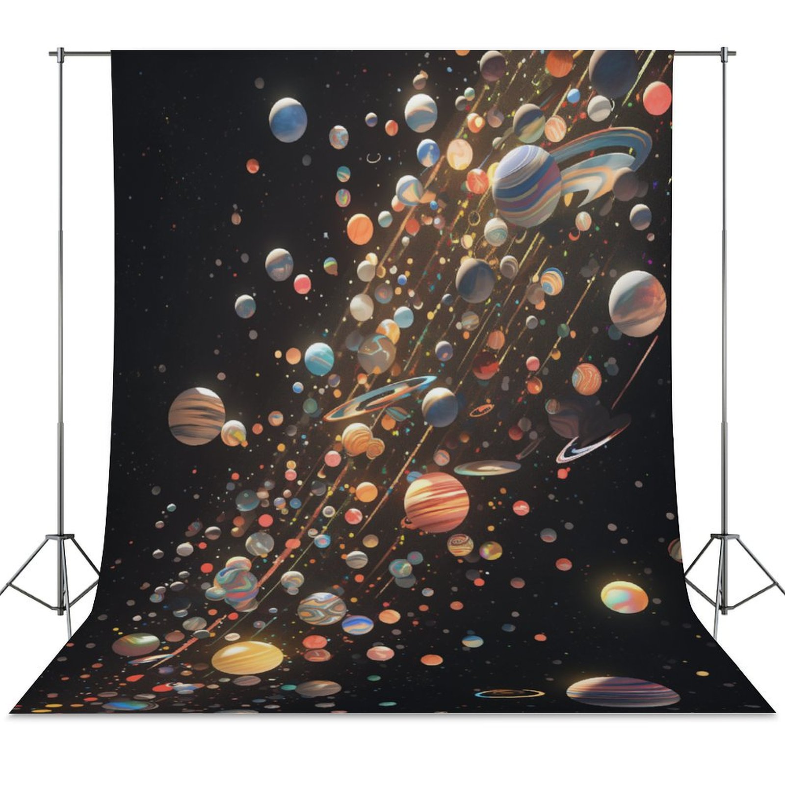 Planet Mars Mercury Jupiter Spring Wall Backdrop Background Floral ...