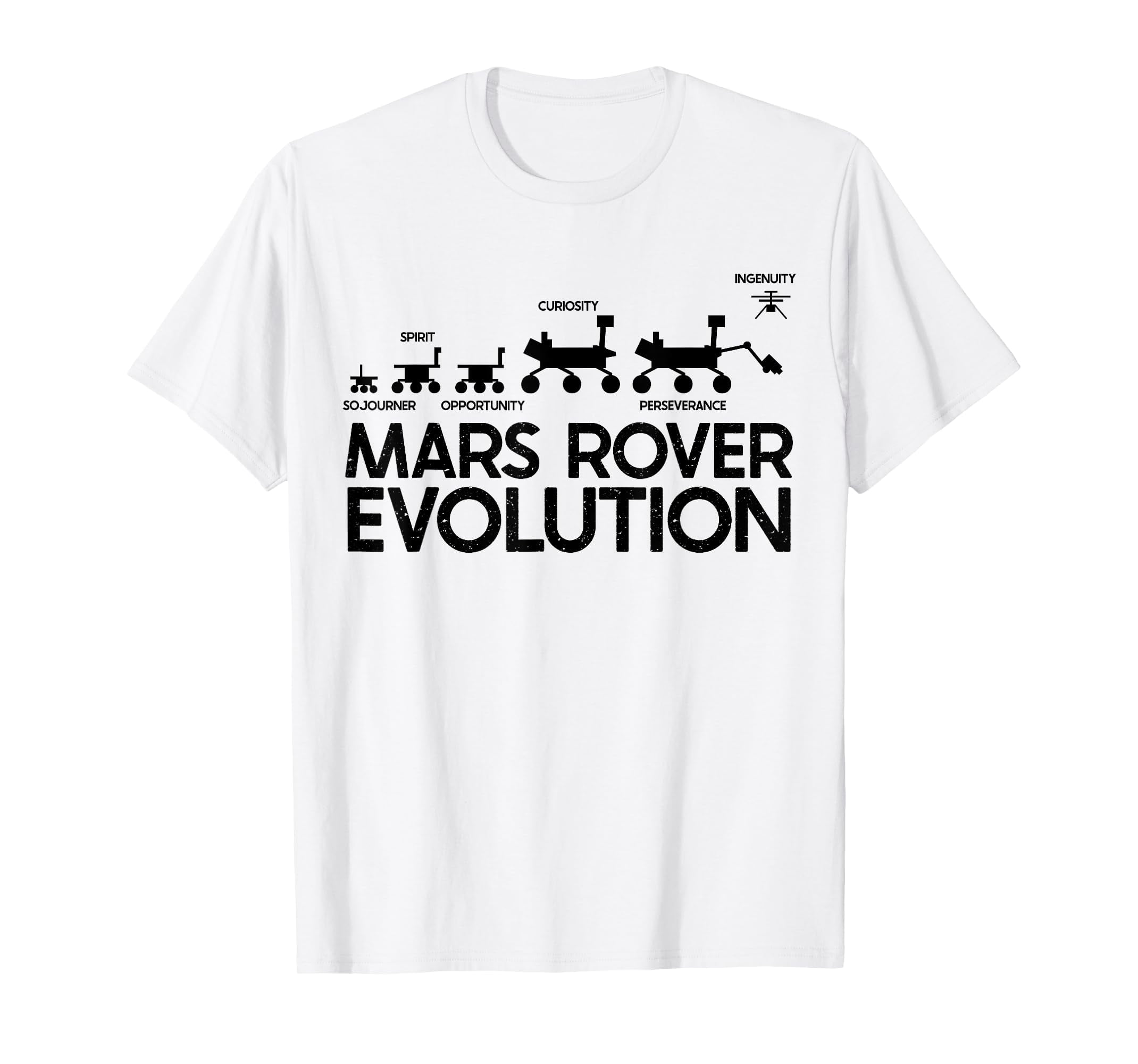 Planet Mars Perseverance Rover Ingenuity Helicopter Drone T-Shirt-3XL ...