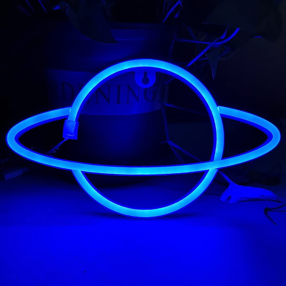 Planet Neon Lights LED Neon Light Sign Neon Wall Light Battery/USB ...