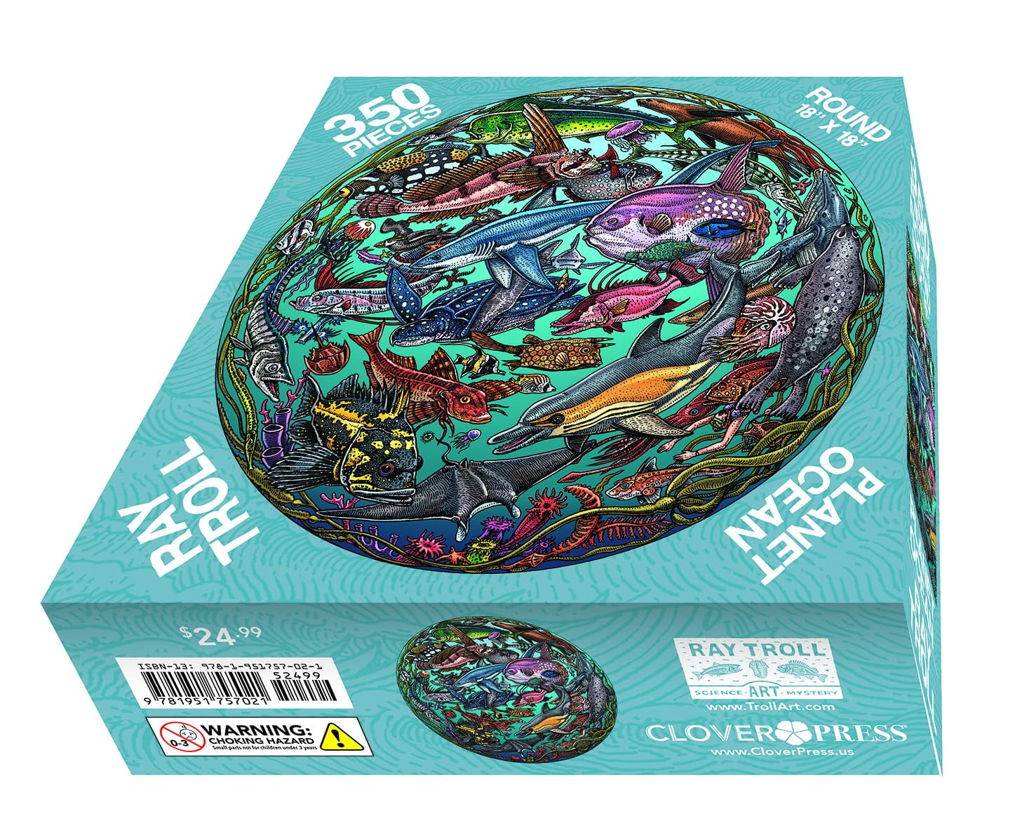 Planet Ocean: A Ray Troll Puzzle BSL1 - Walmart.com