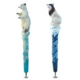 Planet Pens Bundle of Polar Bear & Wild Wolf Novelty Pens - 2 Pack ...
