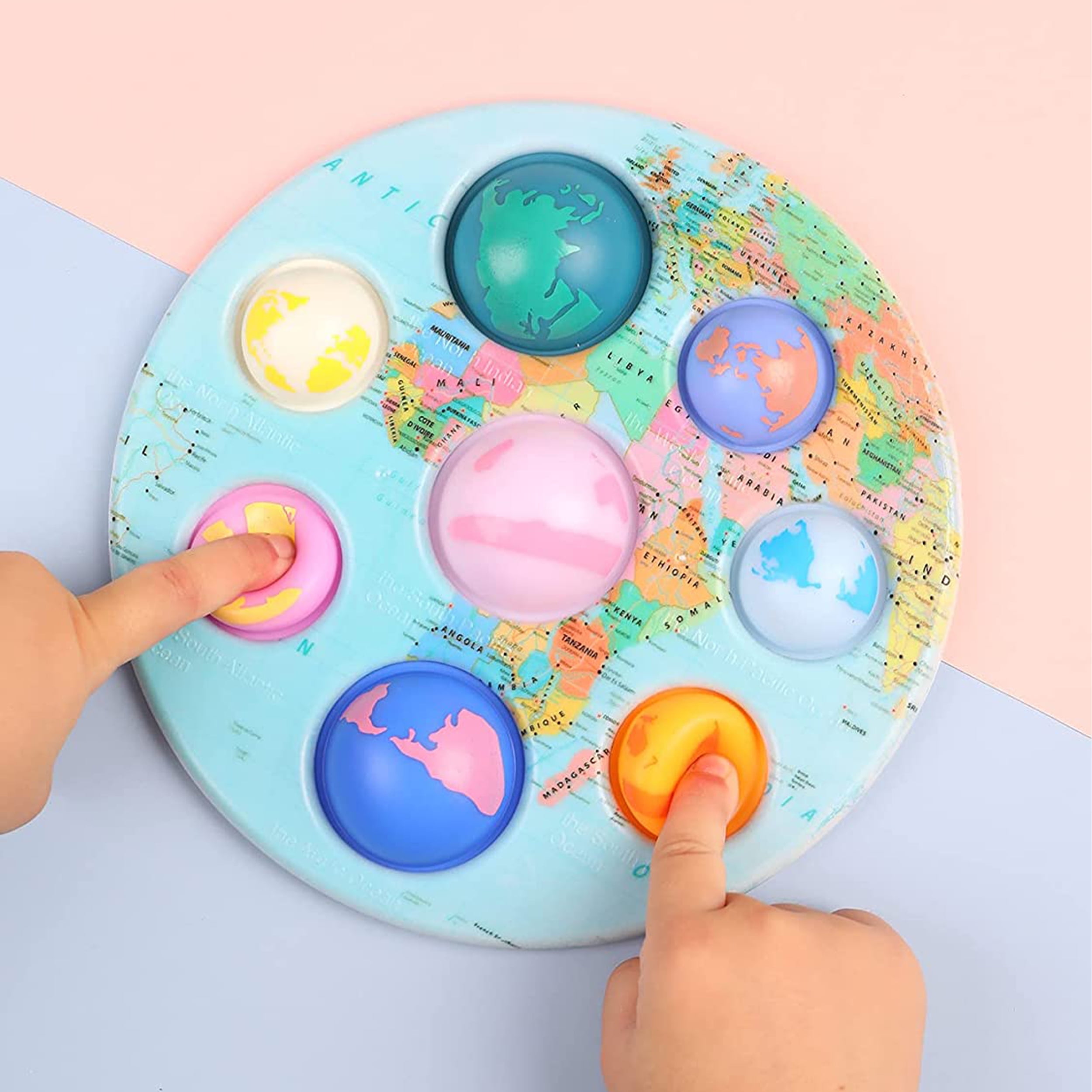 Planet Popit Fidget Toys for Kids - Educational Sensory Toys - Walmart.com