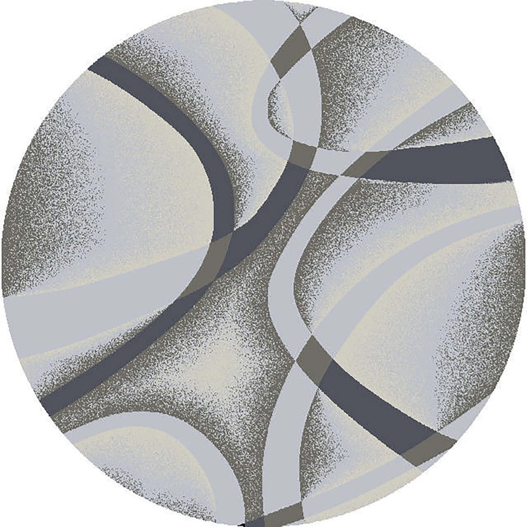Planet Rugs Premium 3D Thick Abstract Indoor Area Rug 2305 Silver Gray ...