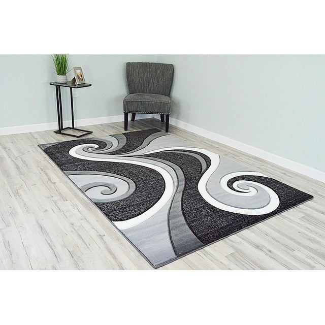 Planet Rugs Premium 3D Thick Abstract Indoor Area Rug 327 - Walmart.com