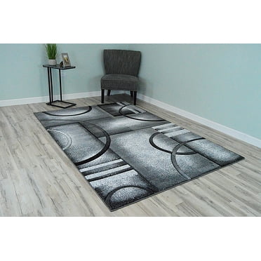 Planet Rugs Premium 3D Thick Abstract Indoor Area Rug 327 Purple 2'7 ...
